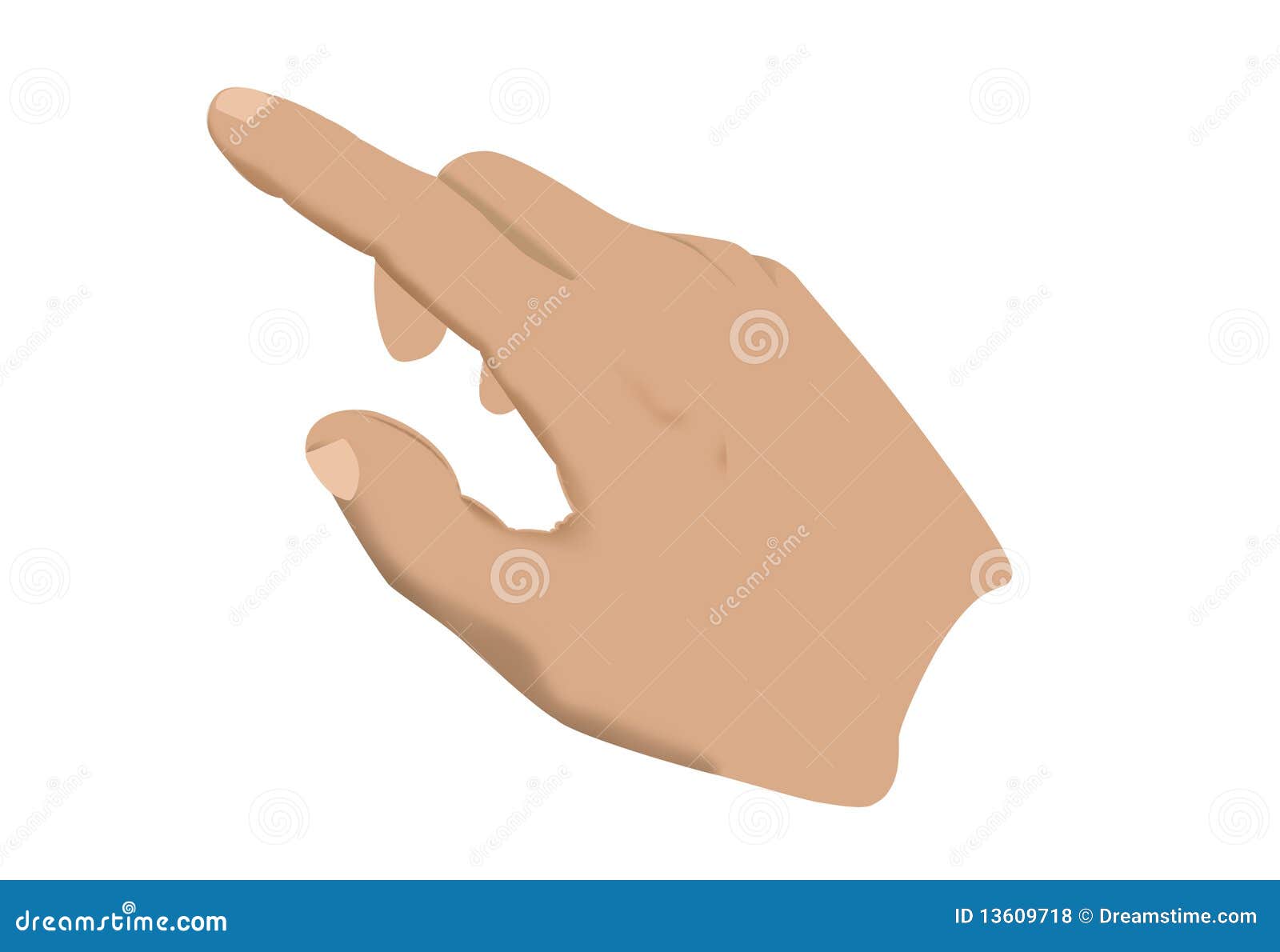 Hand Cursor stock vector. Illustration of hold, arrow - 13609718