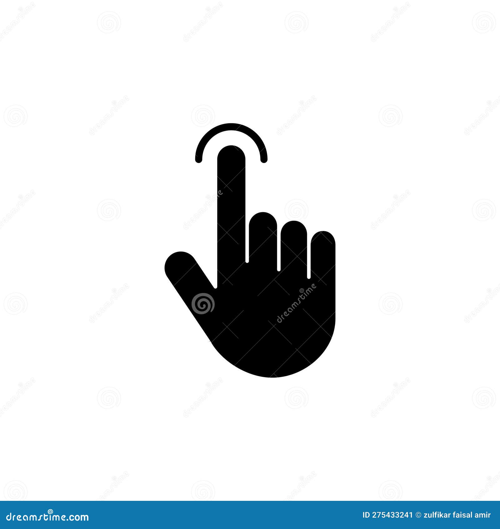 Hand Cursor Icon. Cursor Vector. Hand Cursor Icon Clik Stock Vector ...
