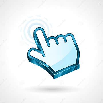 Hand Cursor stock vector. Illustration of concept, mouse - 50066489
