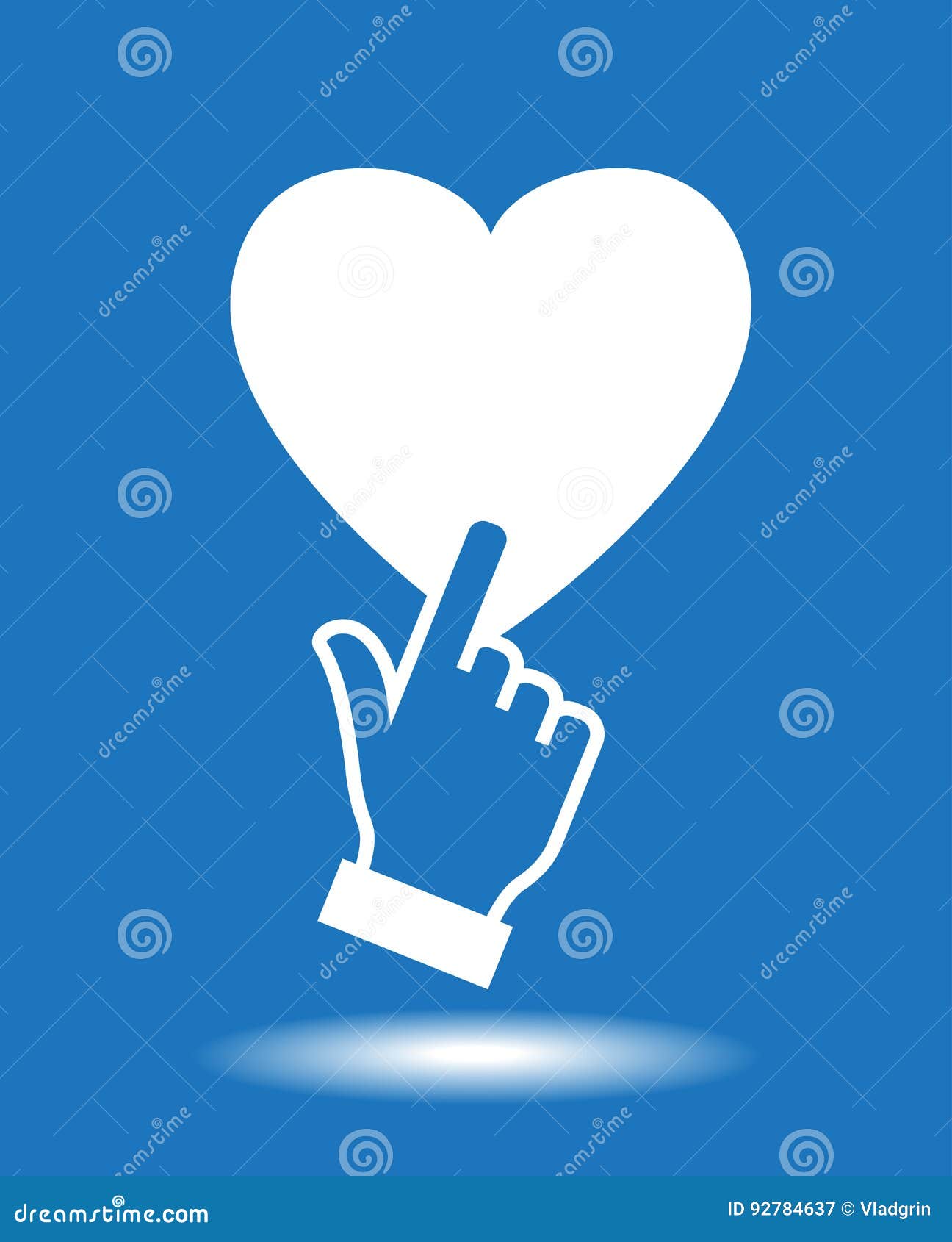 Hand Cursors Pointing Earth Map Globe Stock Image | CartoonDealer.com ...