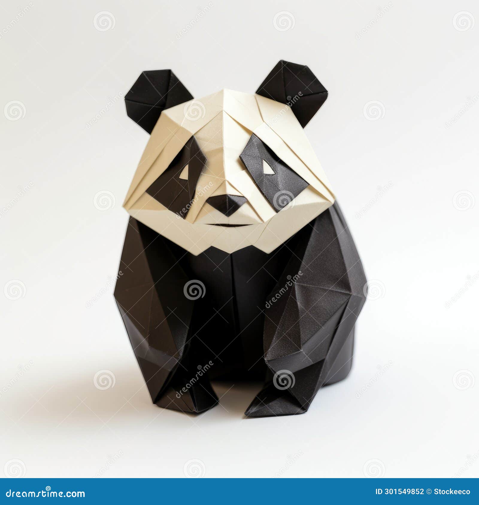 Origami Paper Panda: a Stunning Object Portraiture in Biedermeier Style ...