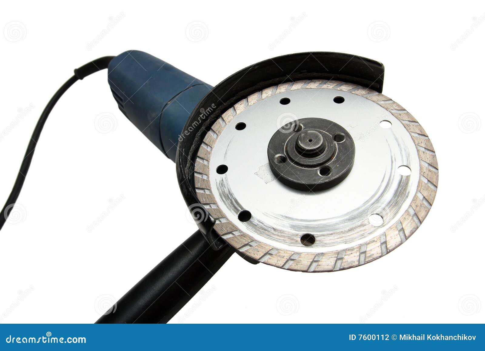 Hand cutting machine stock photo. Image of circular, power - 7600112