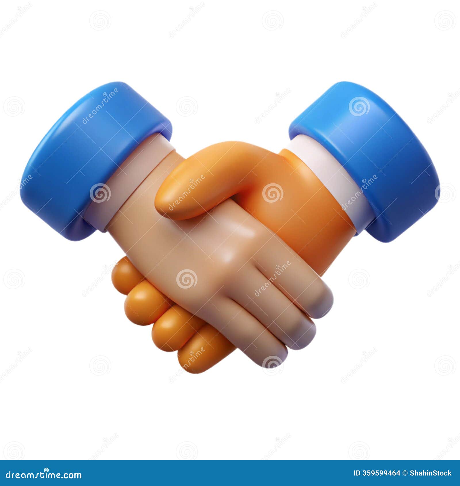 Hand in Hand 3D Icon for Love and Relationship Designs Romantic Gesture ...