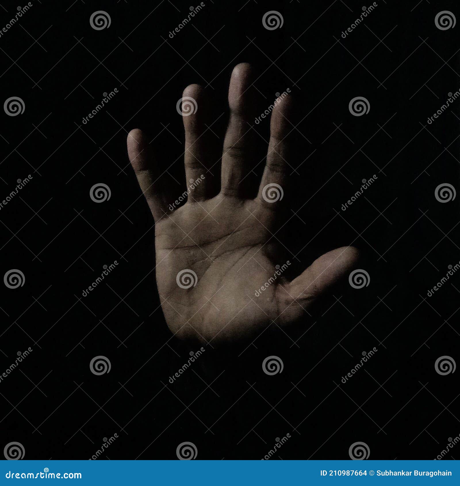 A hand in dark stock photo. Image of wallpapers, hand - 210987664