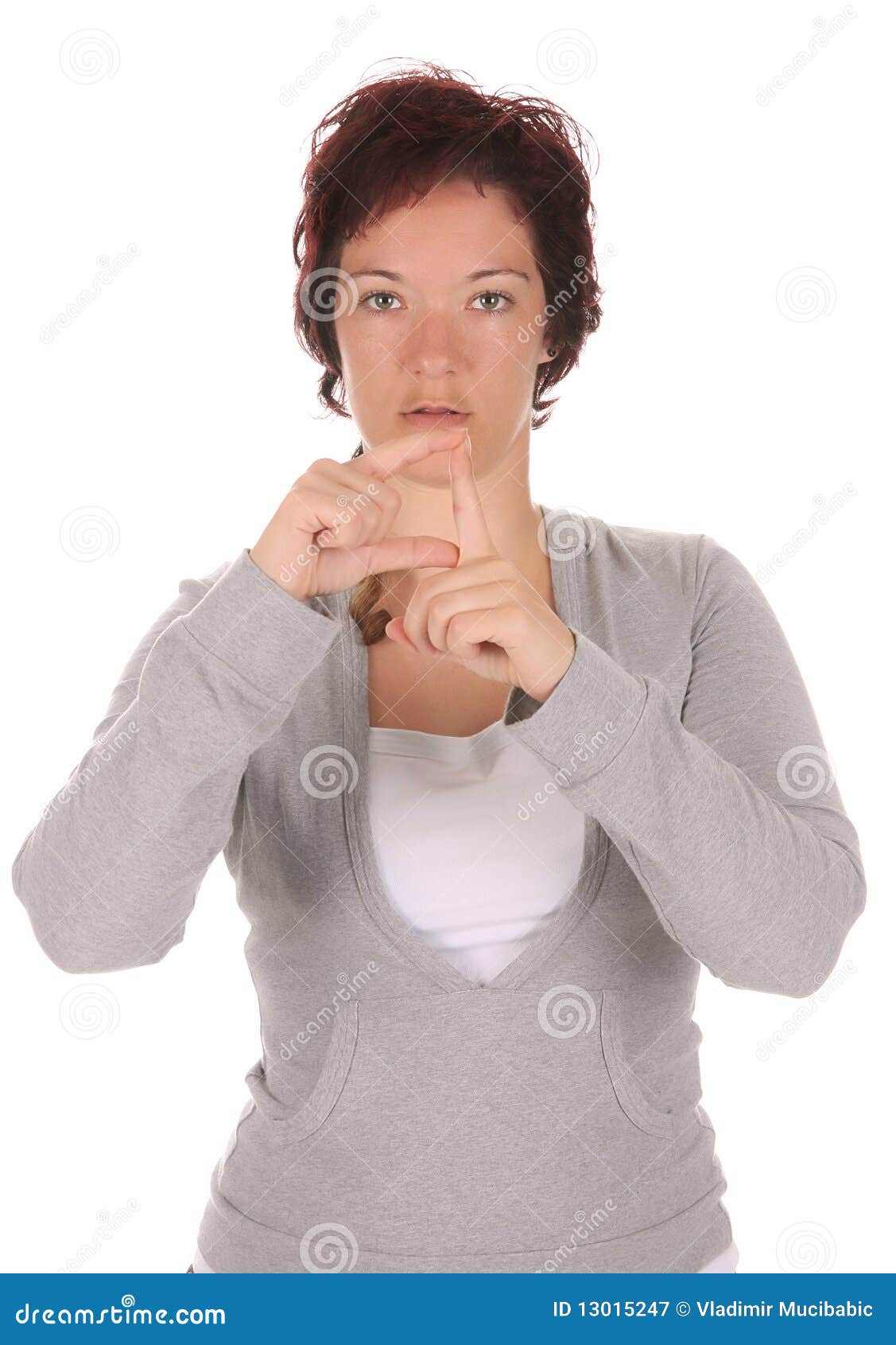 Hand demonstrating, stock image. Image of deaf, human - 13015247
