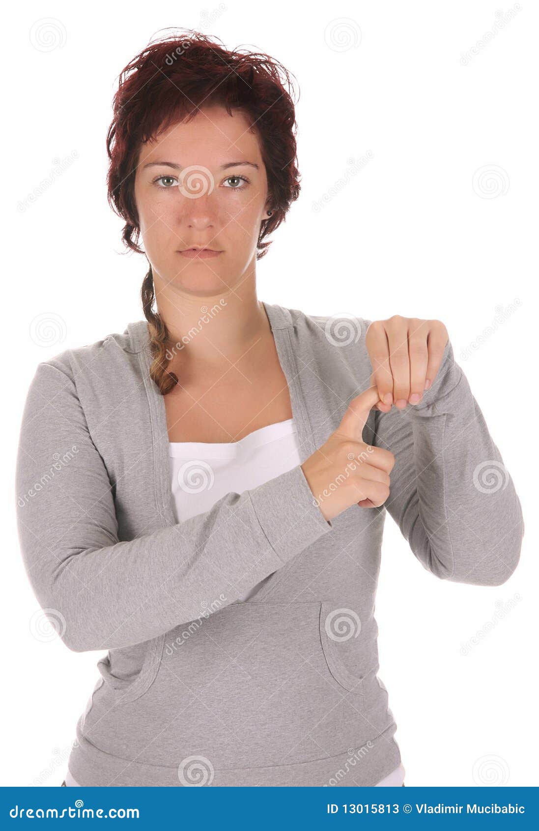 Hand demonstrating, stock image. Image of deafness, alphabet - 13015813