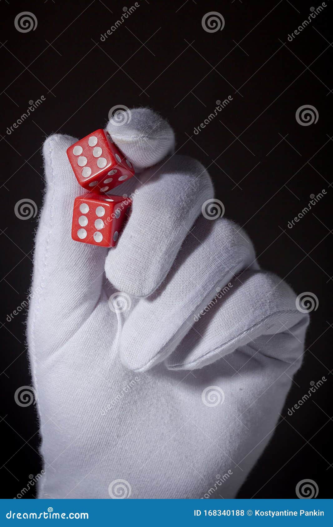Hand with dice stock photo. Image of lucky, gambler - 168340188