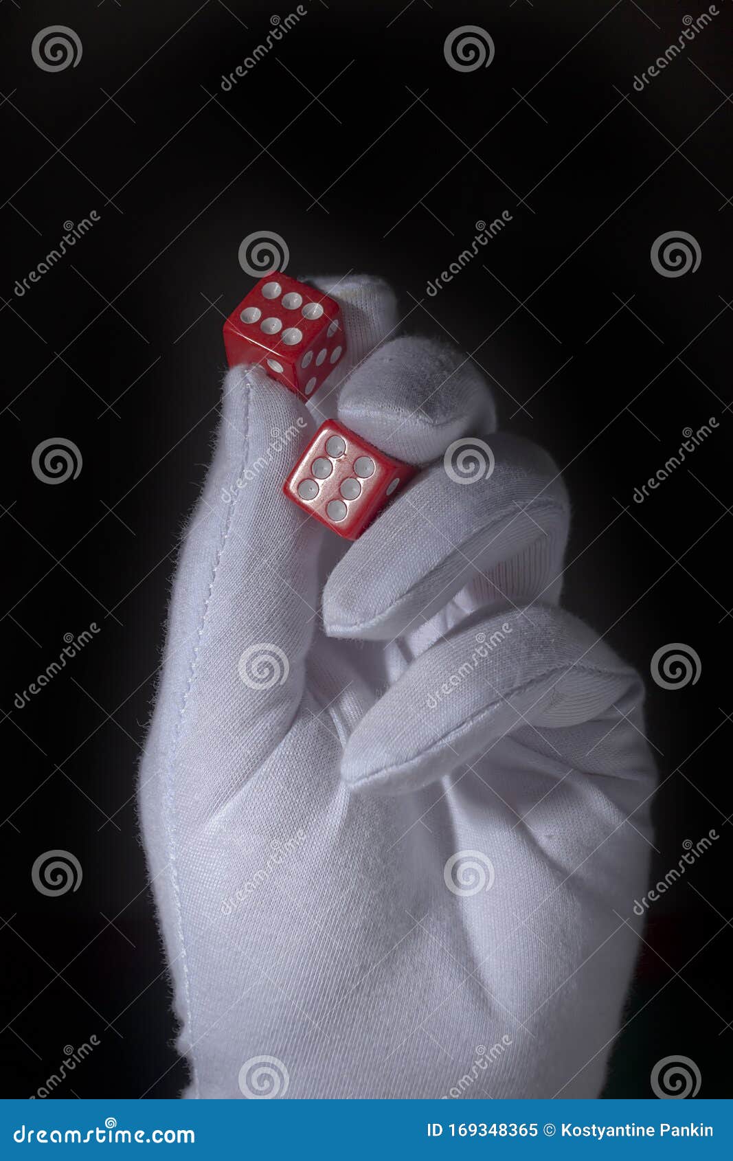 Hand with dice stock image. Image of cube, dices, dice - 169348365