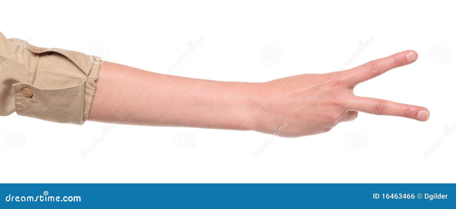 Hand, Die Nummer Zweisiegzeichen Bildet Stockfoto - Bild von sieg ...