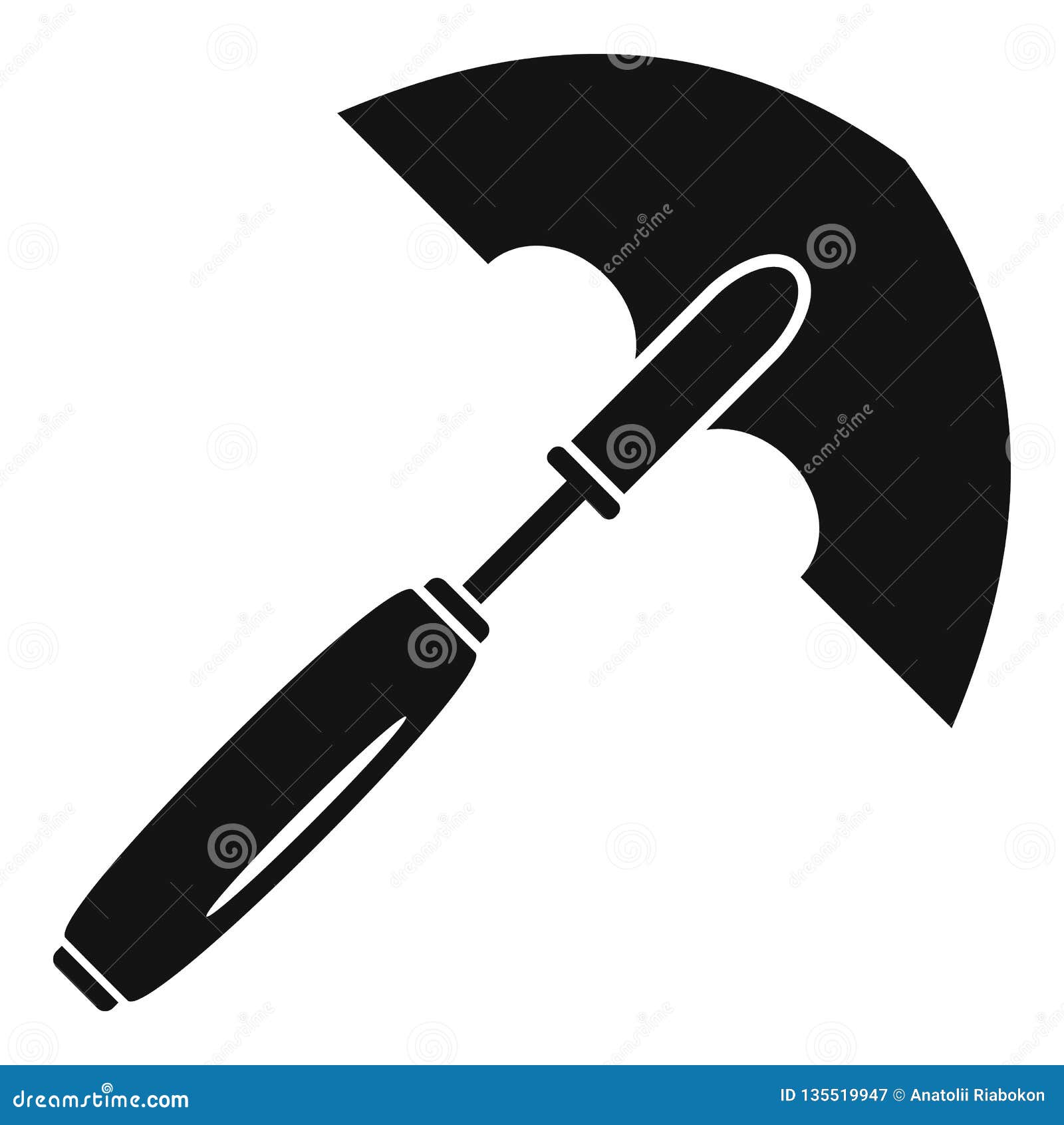 Hand Dig Icon, Simple Style Stock Vector - Illustration of farm ...