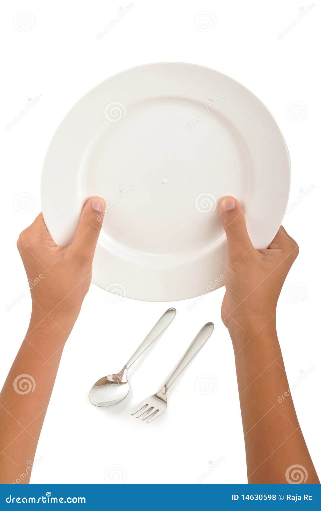 Hand with dinner plate stock photo. Image of carrying - 14630598