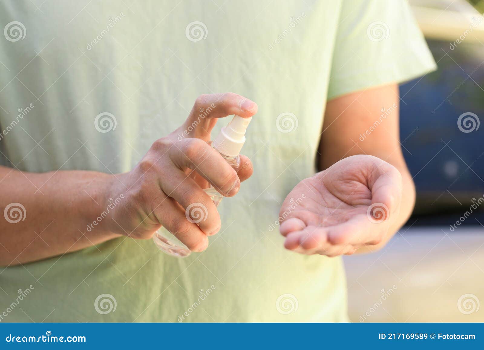 Hand Disinfection with an Antiseptic Spray As Prevention of Coronavirus ...