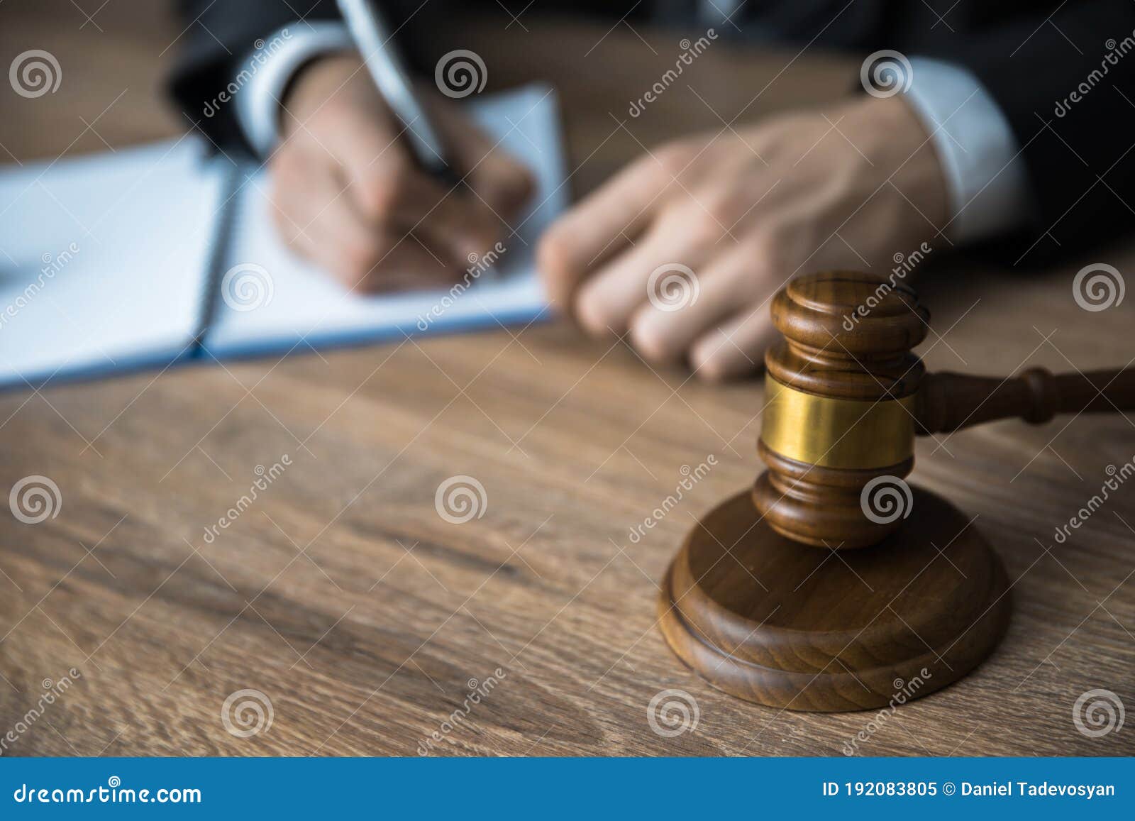 Hand document with judge stock image. Image of courtroom - 192083805