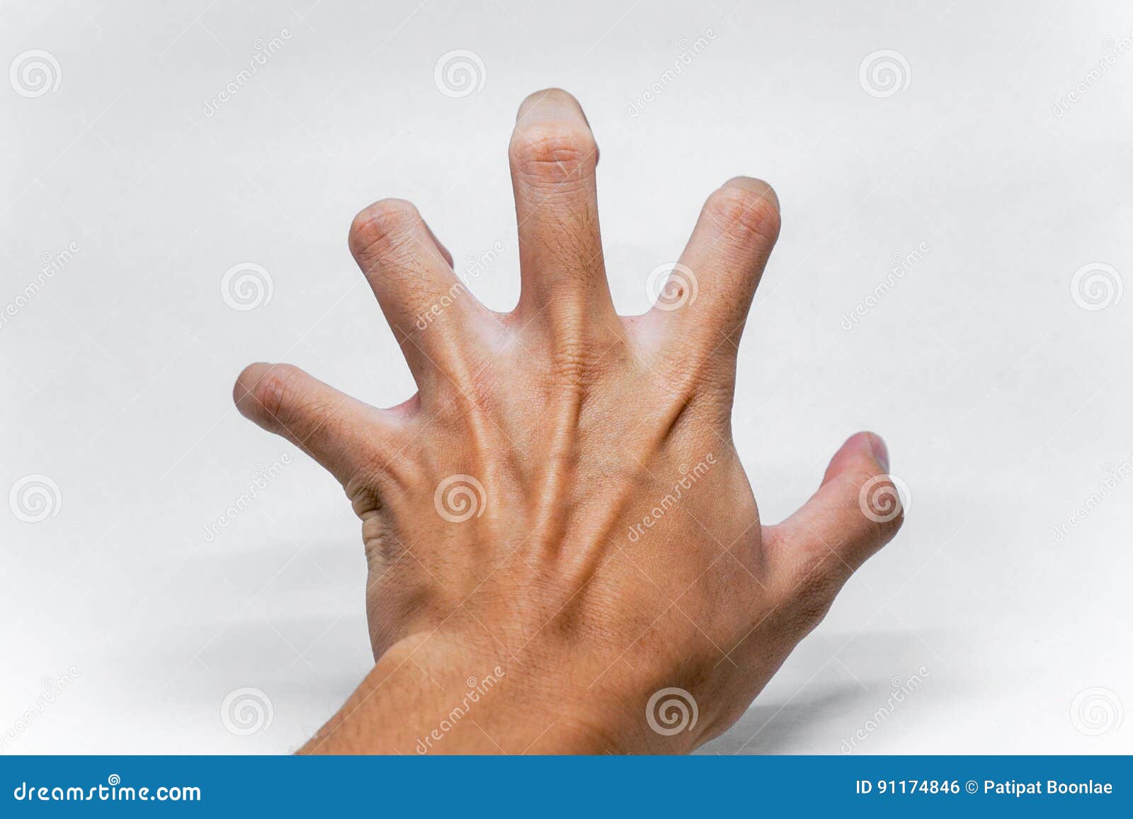 Hand doing claw gesture stock photo. Image of sick, scratch - 91174846