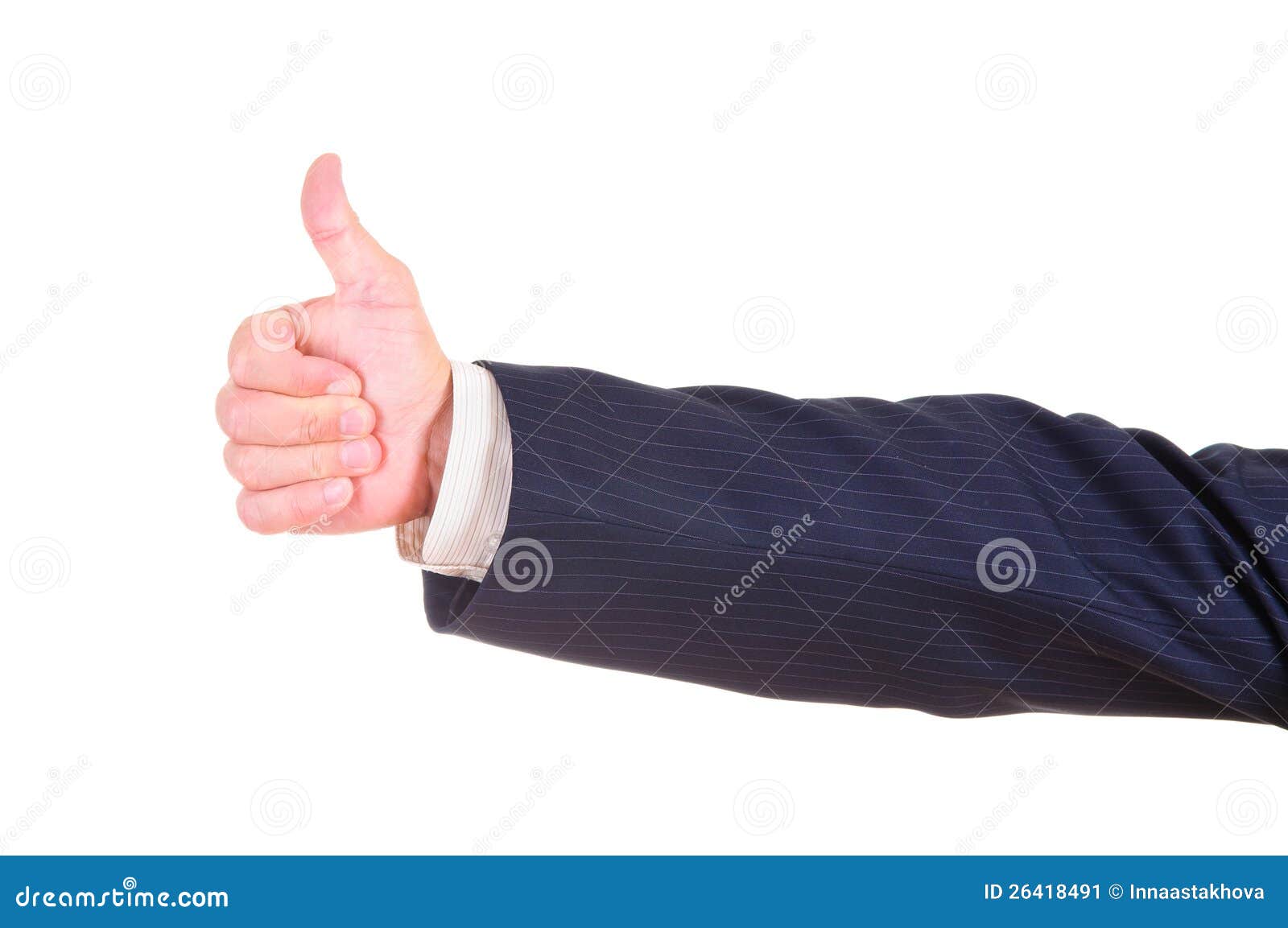 Hand doing a thumbs up stock image. Image of left, sleeve - 26418491