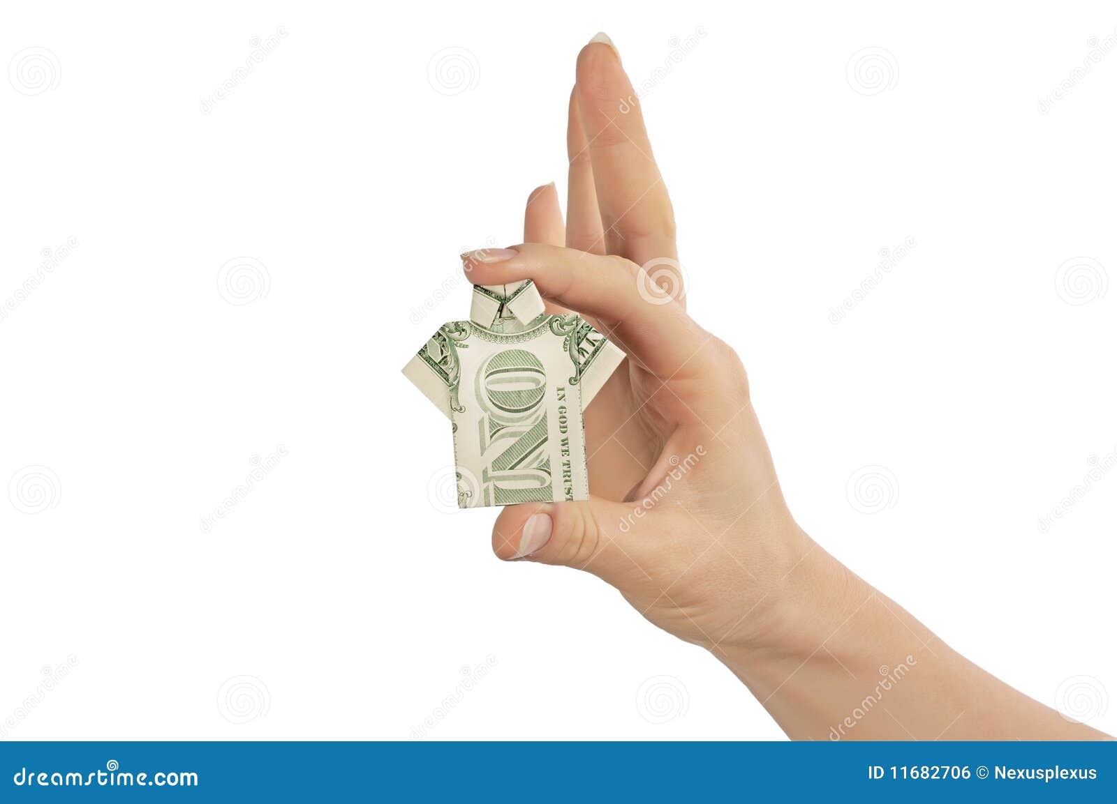 Hand dollar stock photo. Image of flow, global, loan - 11682706