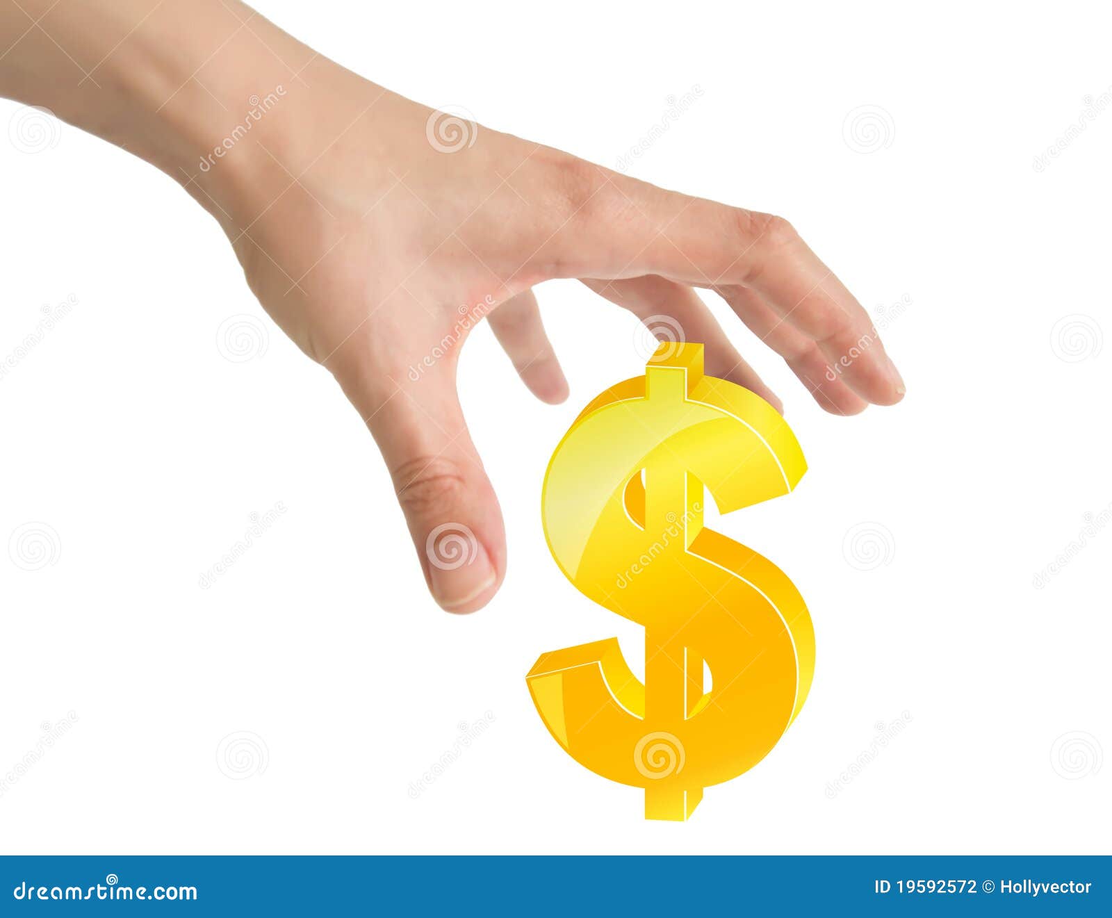 Hand and dollar stock photo. Image of paying, finance - 19592572