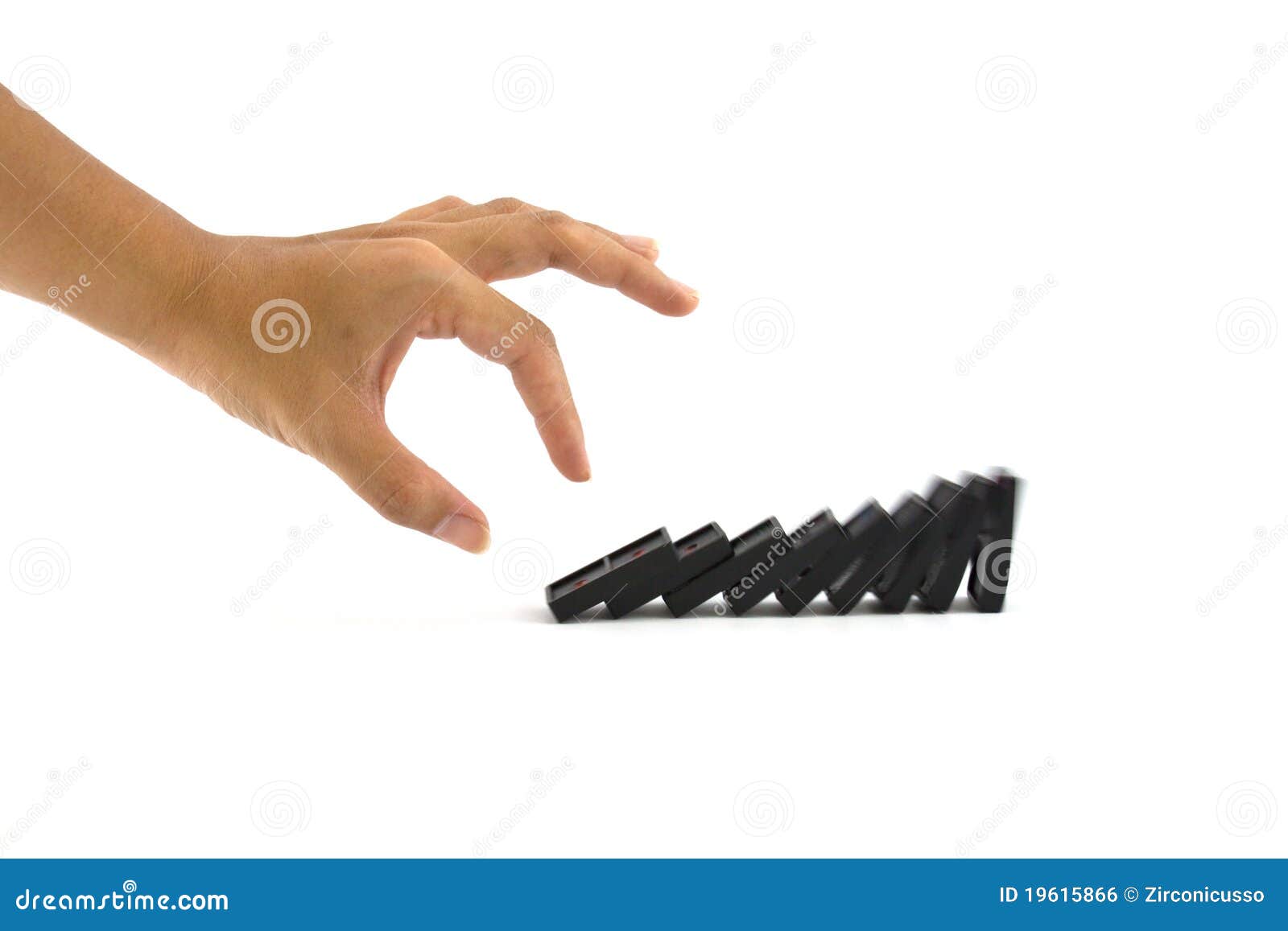 Hand and dominoes stock photo. Image of leisure, finger - 19615866