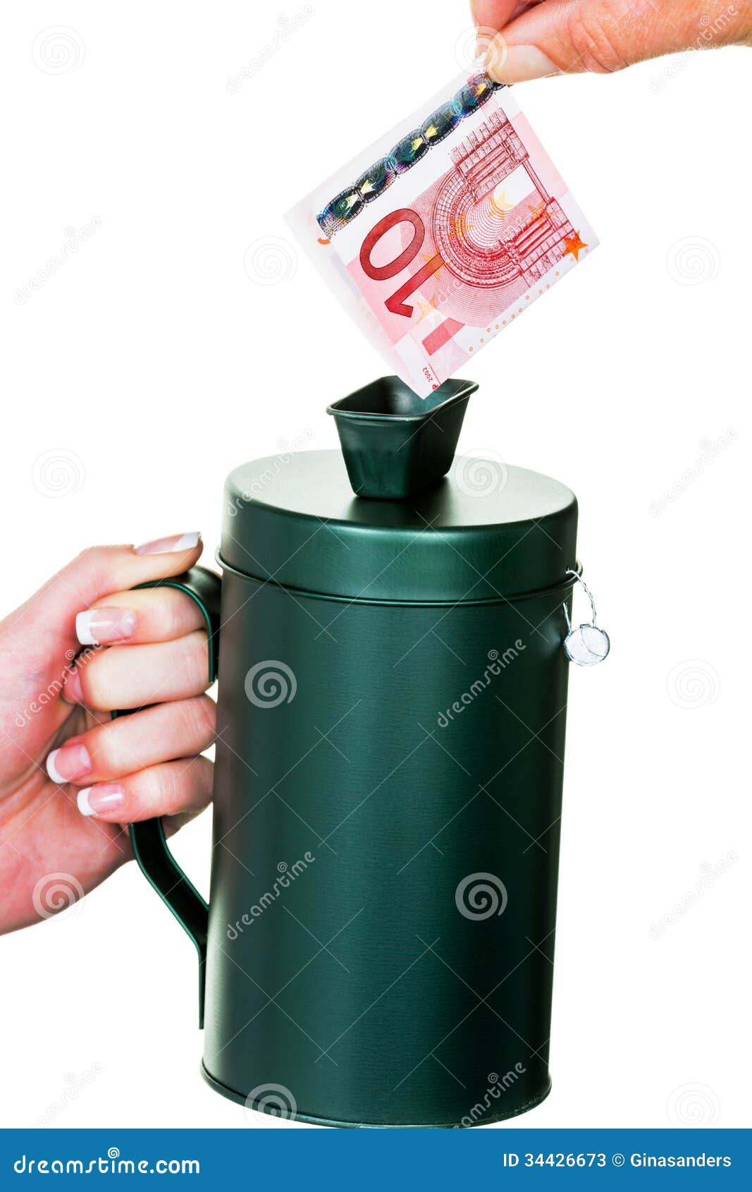 Hand with donation box stock image. Image of collect - 34426673