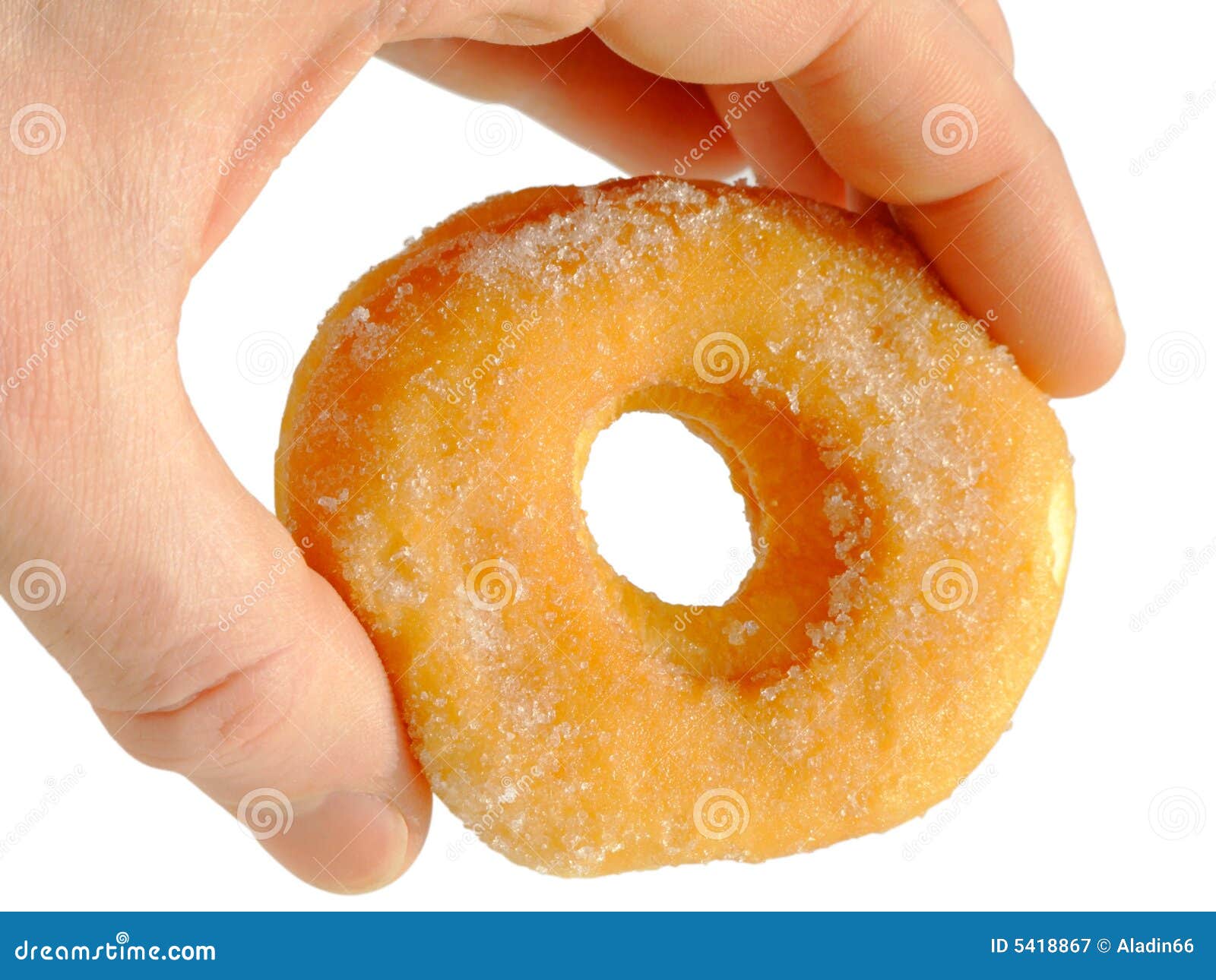 Hand and donut stock image. Image of fresh, ring, breakfast - 5418867