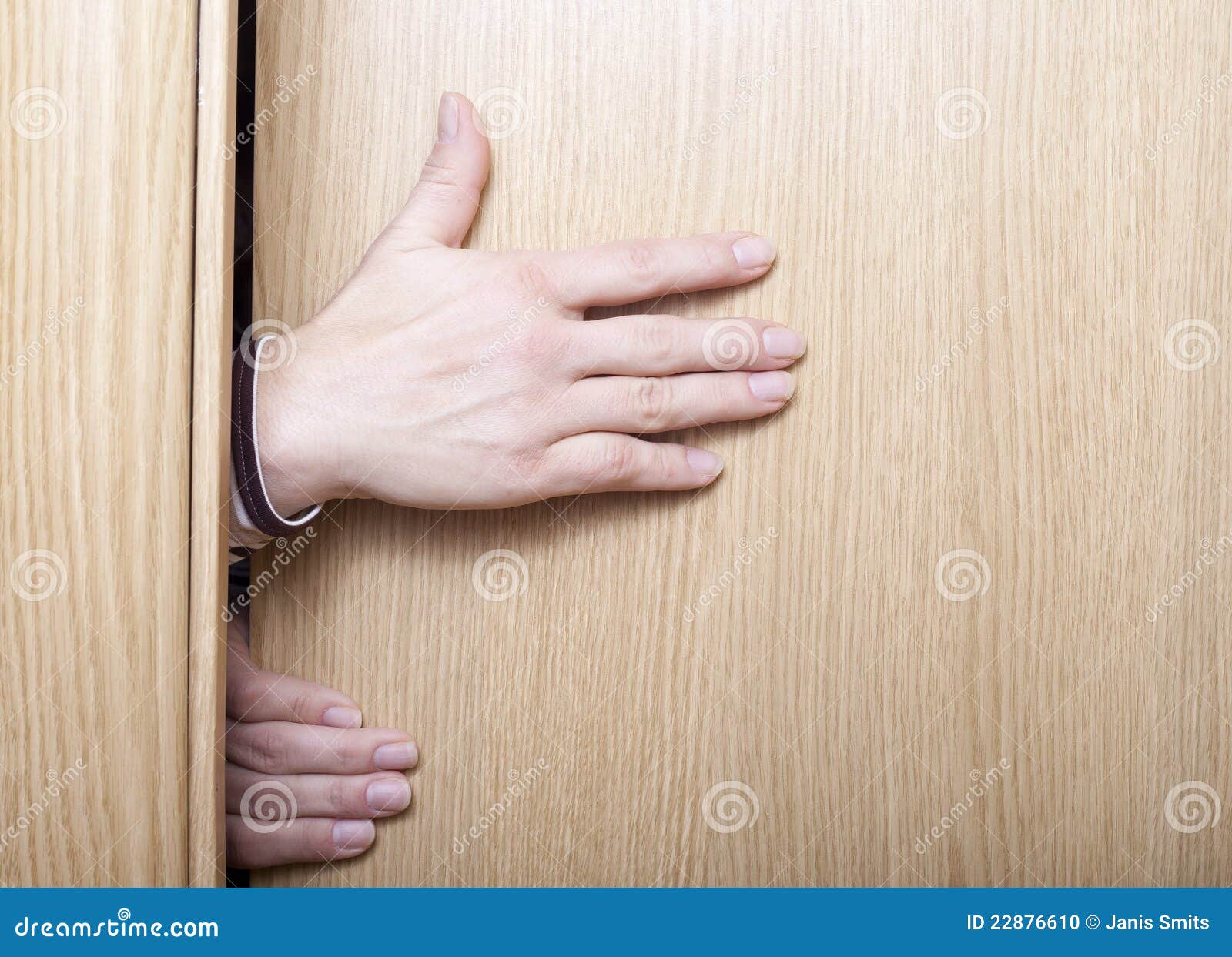 Hand and door. stock photo. Image of opening, estate - 22876610