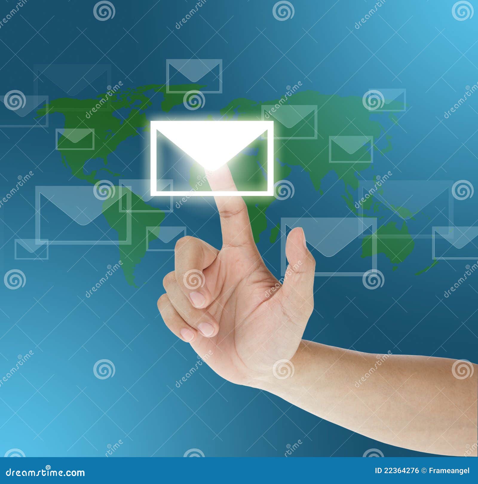 Finger Dragging Icons And UI Elements On Smartphone Screen, Concept Of ...