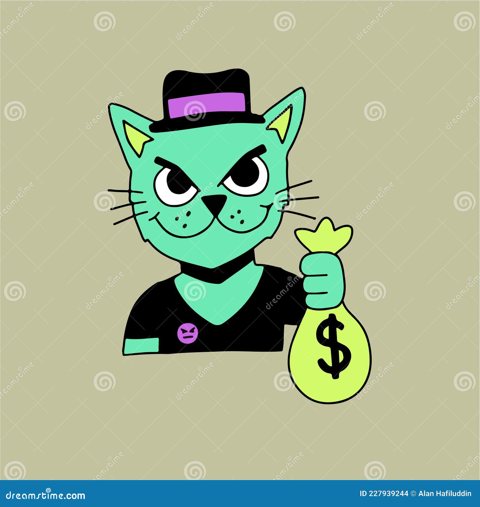 Acid Sticker Set. Acidic Abstract Smiles, Objects And Icons. Funny ...