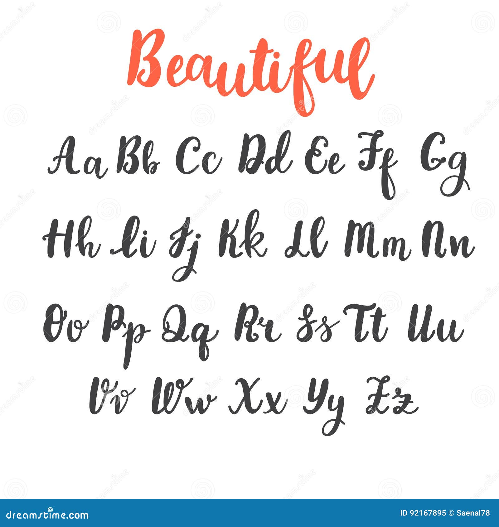 Hand Draw Alphabet. Uppercase and Lowercase Letters. Calligraphy Font ... Hand Draw Alphabet. Uppercase and Lowercase Letters. Calligraphy Font ...
