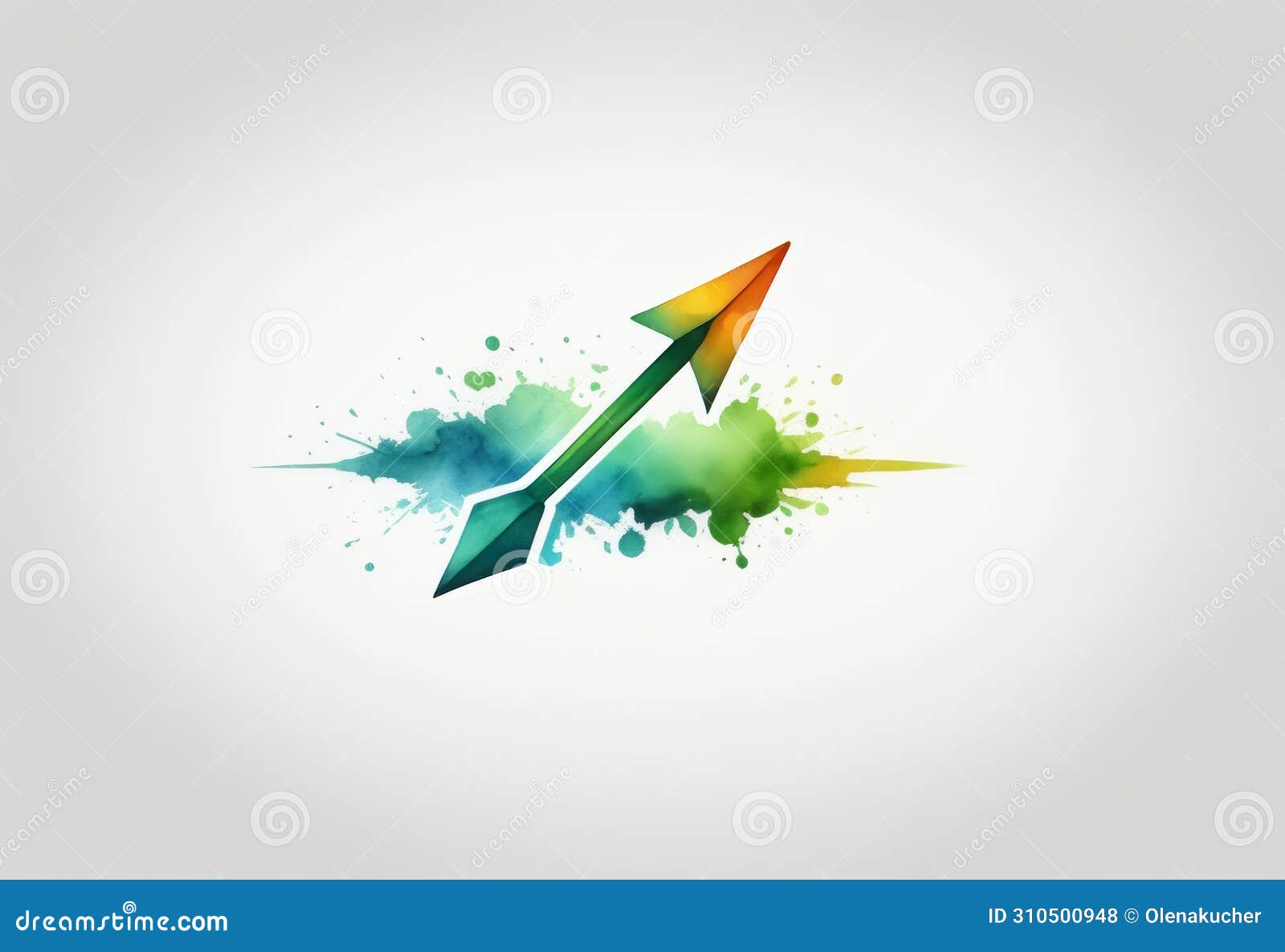 Hand Draw Arrow Line Marking with Black Marker Isolated on White ...