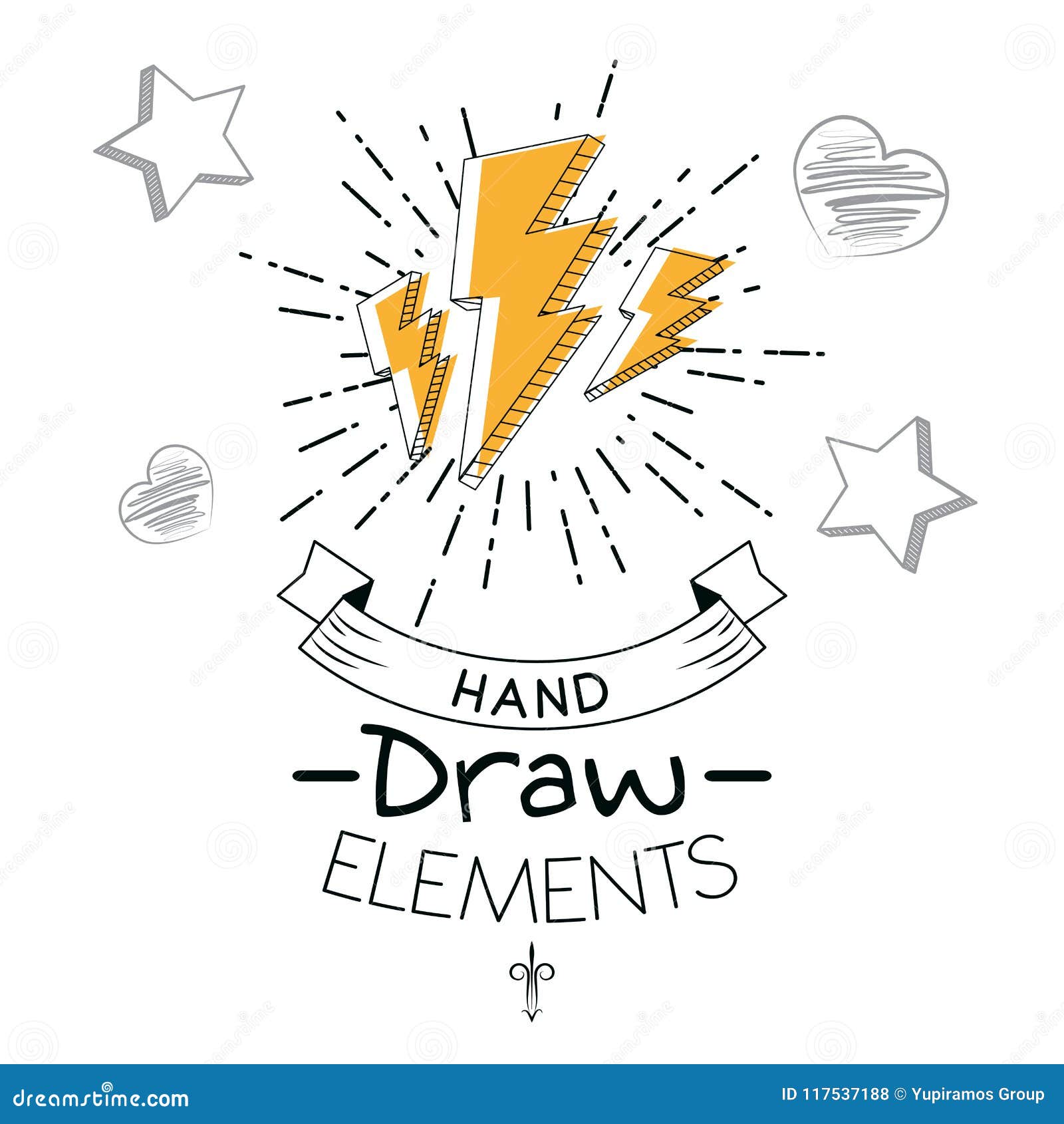 Hand draw cartoons stock vector. Illustration of business - 117537188