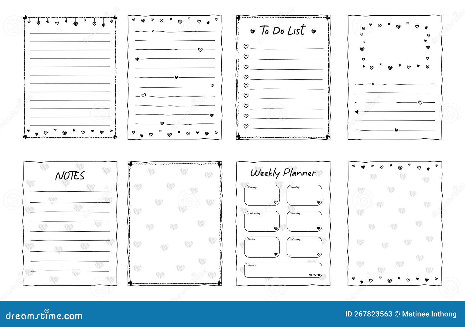Hand Drawn Writing Paper, Check List, Doodle Clipboard Check Mark, To ...