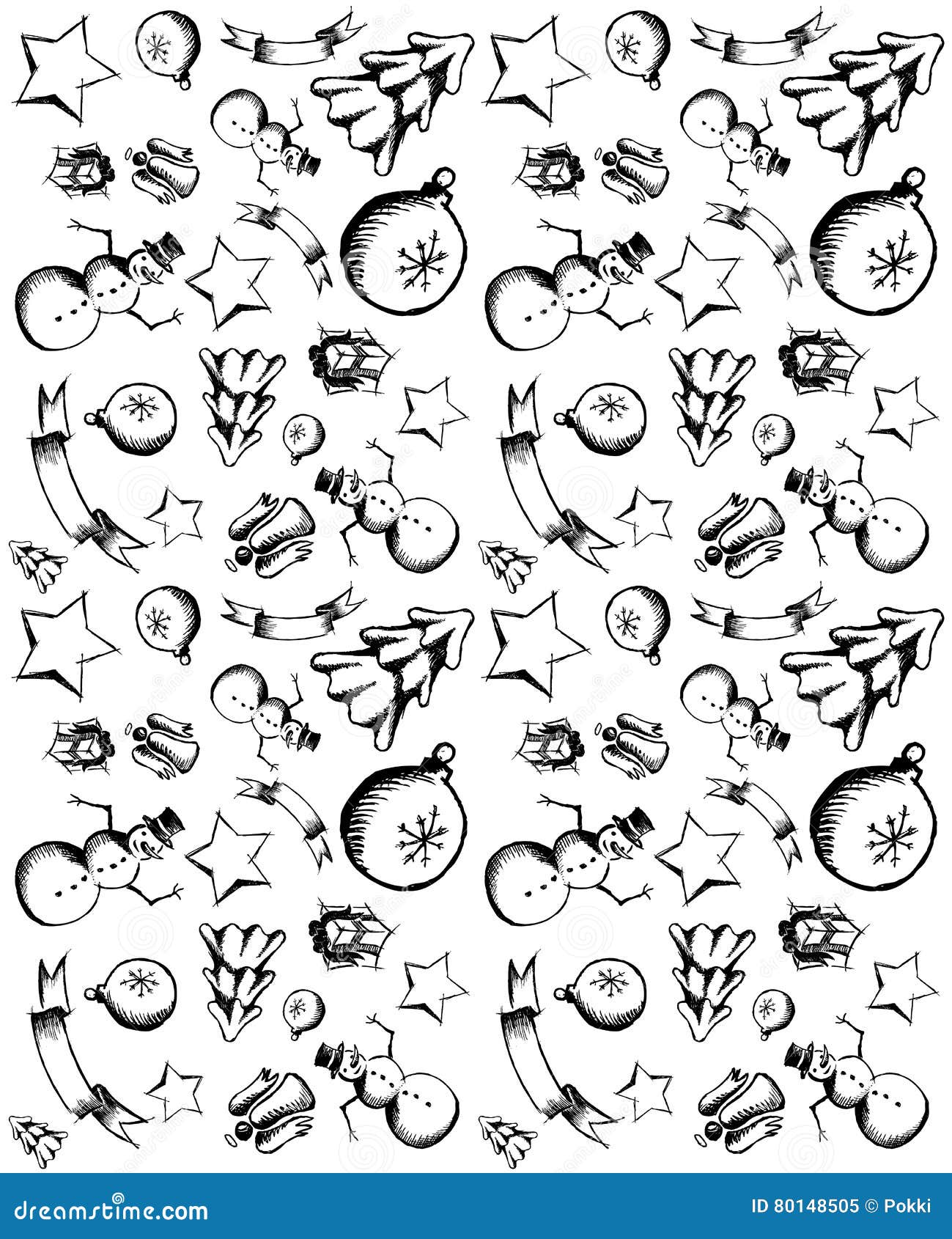 How To Draw Christmas Tree Cartoon. Easy Drawing For Learning, Play ...