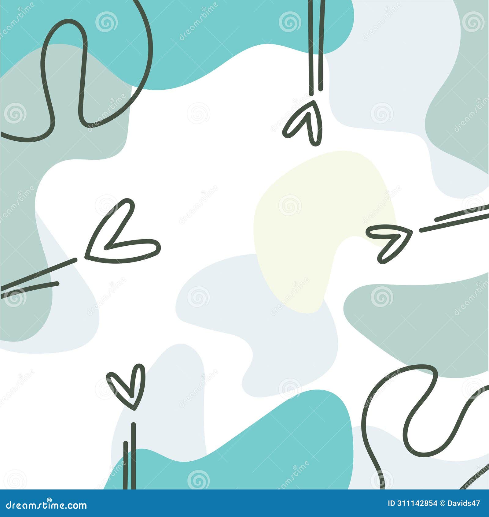 Hand Draw Colored Background Vector Stock Vector - Illustration of ...