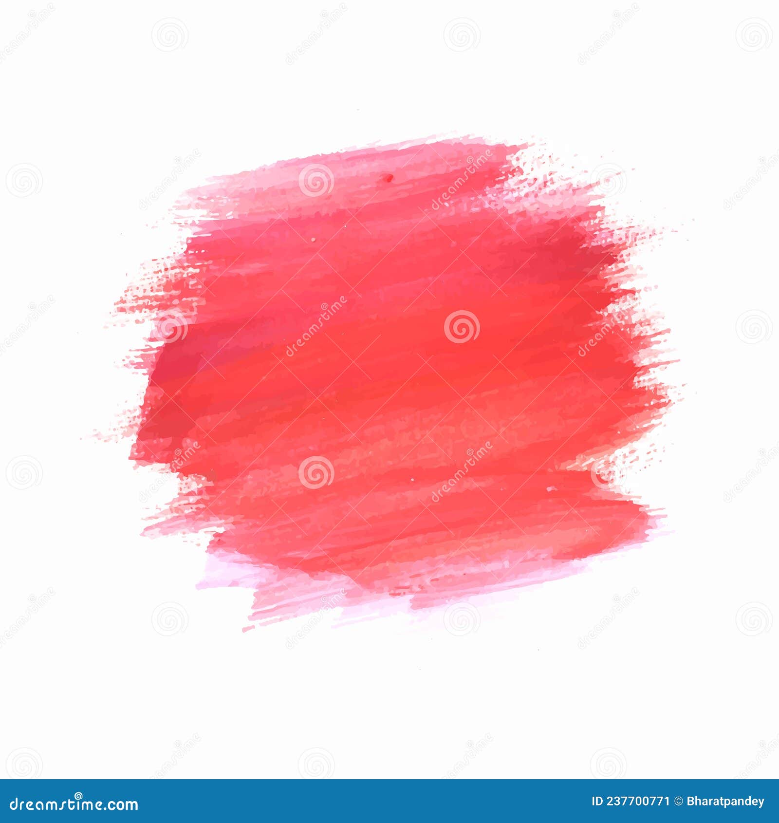 Hand Draw Colorful Watercolor Strock Design Stock Vector - Illustration ...