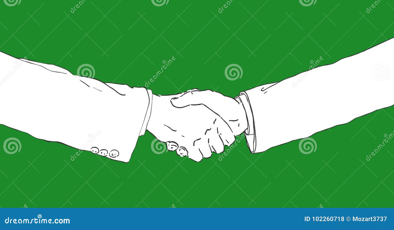 Hand Draw 2d Animation Handshake Stock Footage - Video of friend ...