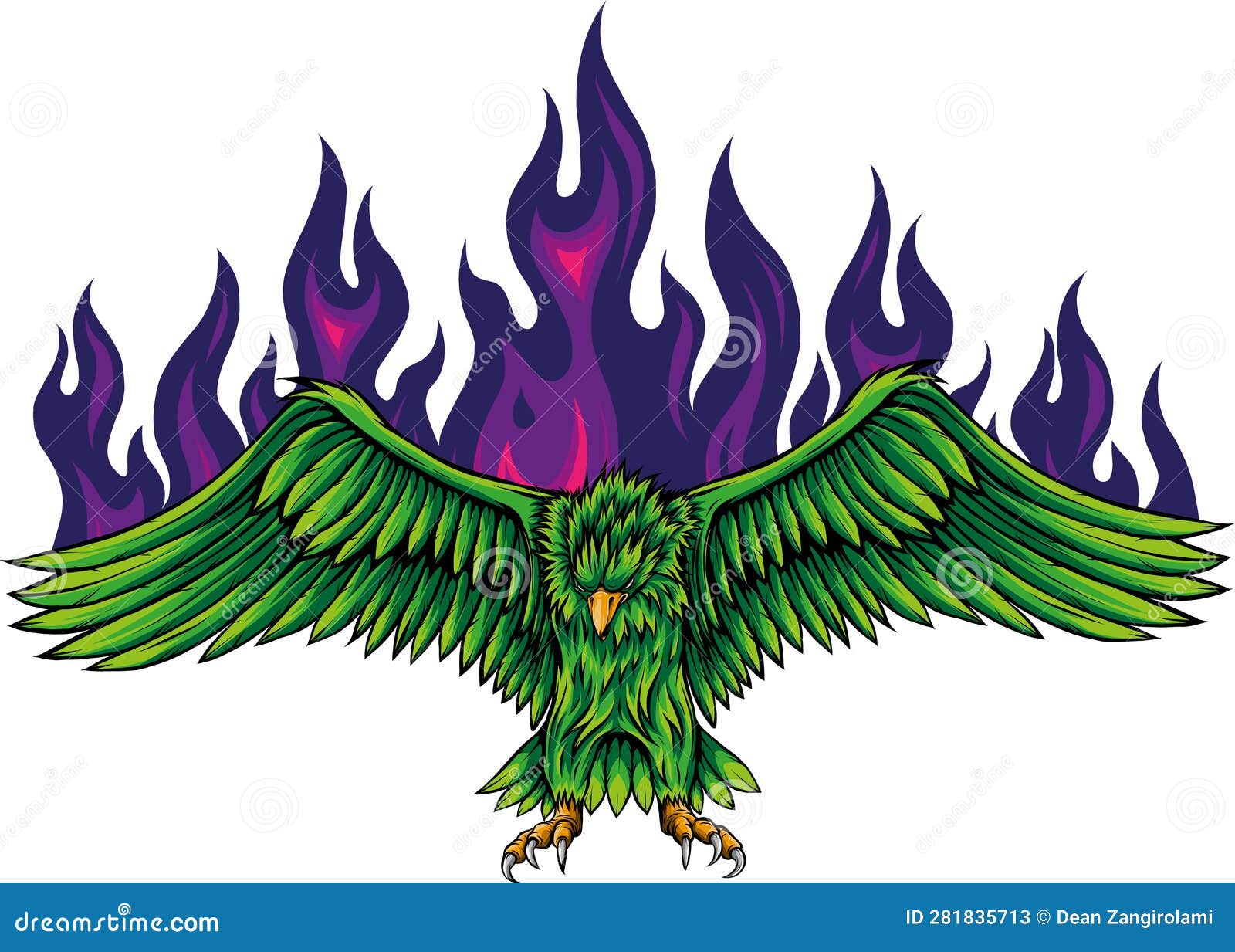 Hand Draw of Eagle Vector Illustration Design Stock Vector ...