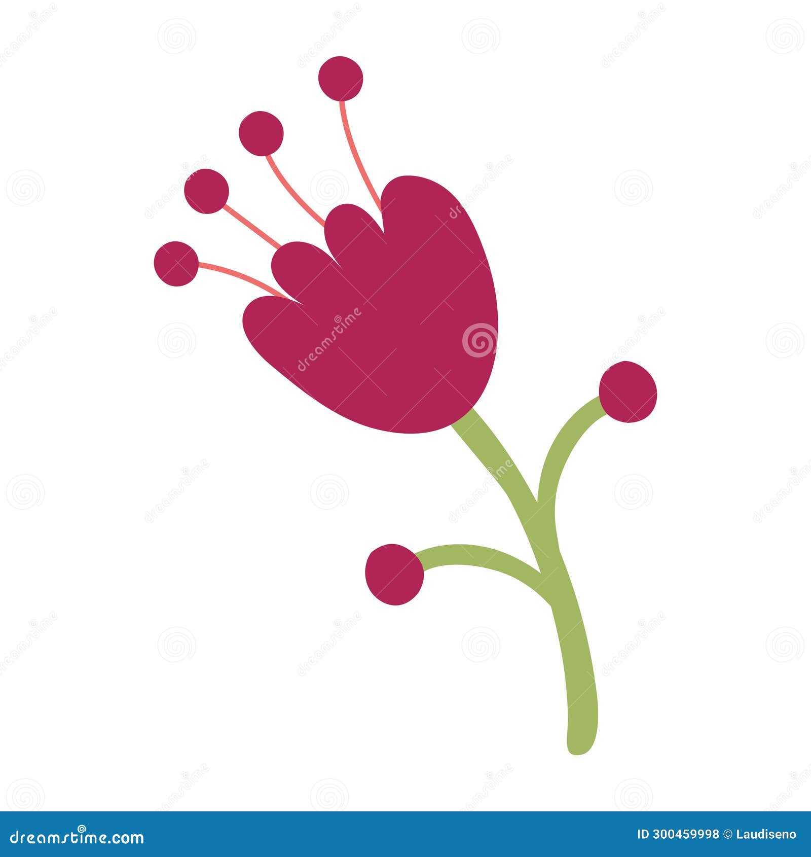 Hand Draw Flower Sketch Icon Vector Stock Vector - Illustration of ...