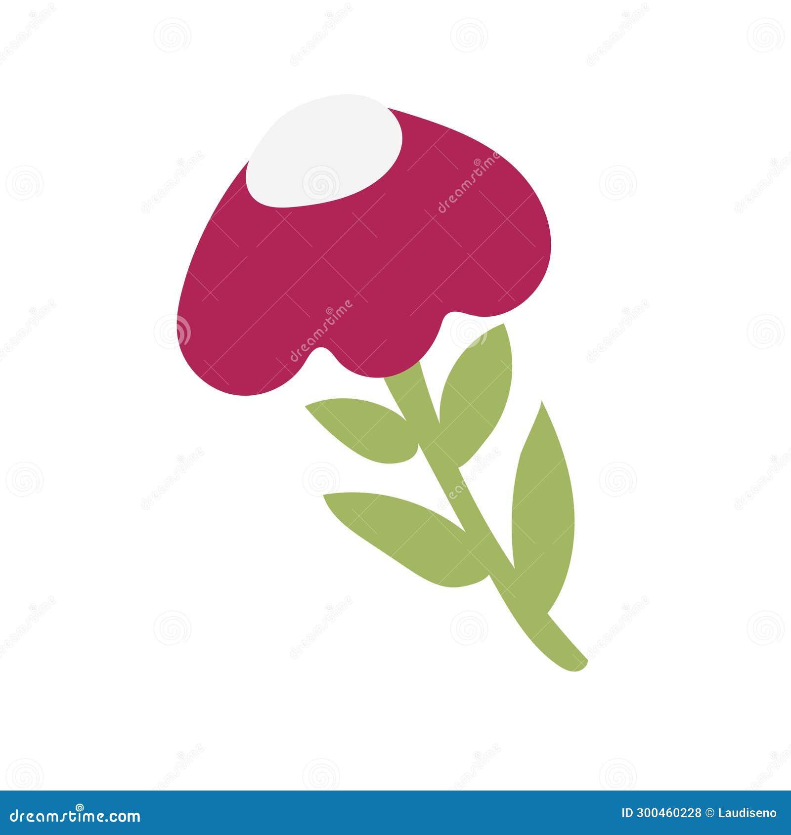 Hand Draw Flower Sketch Icon Vector Stock Vector - Illustration of ...