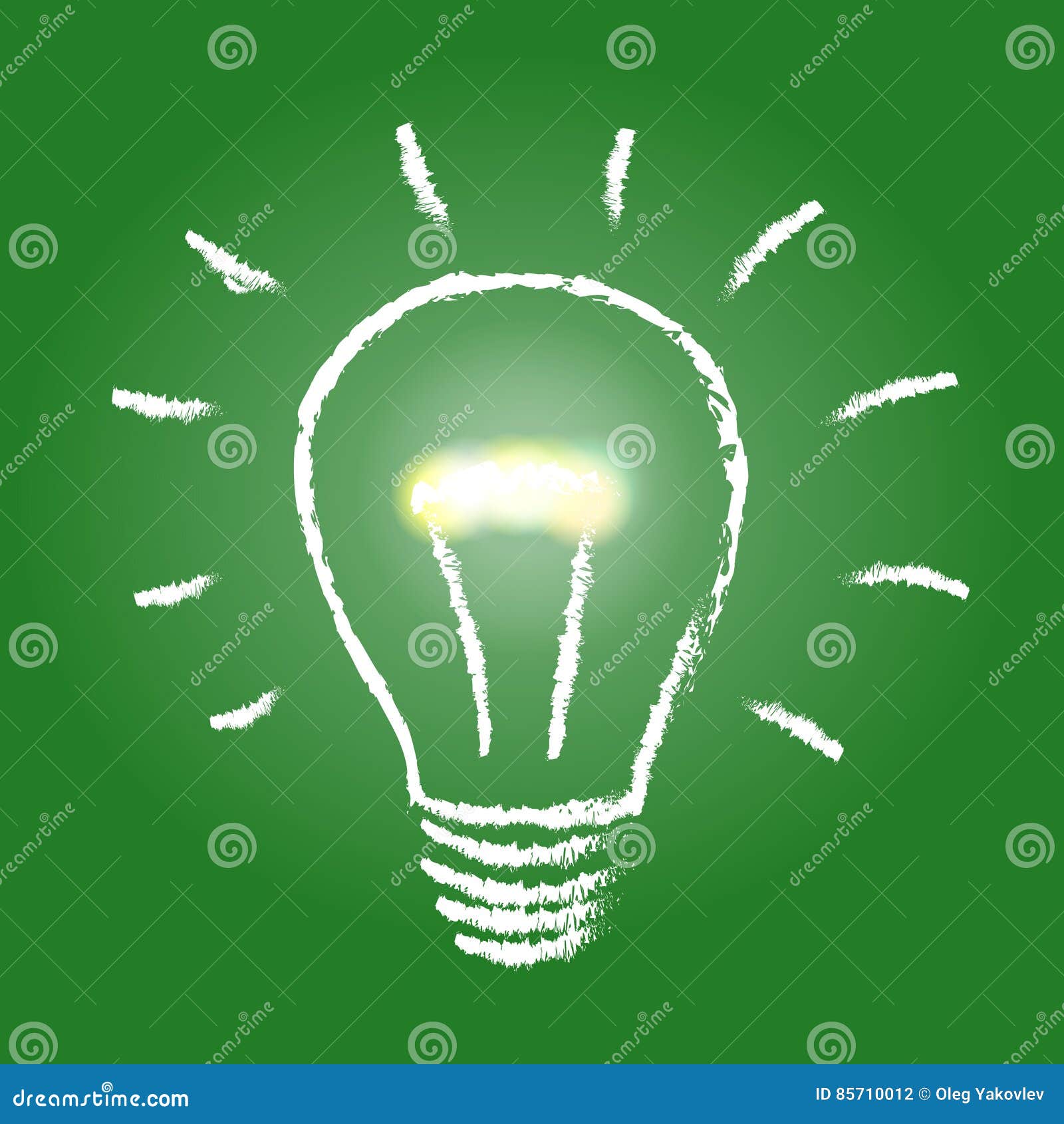 Hand Draw Idea. Vector Illustration Stock Vector - Illustration of ...