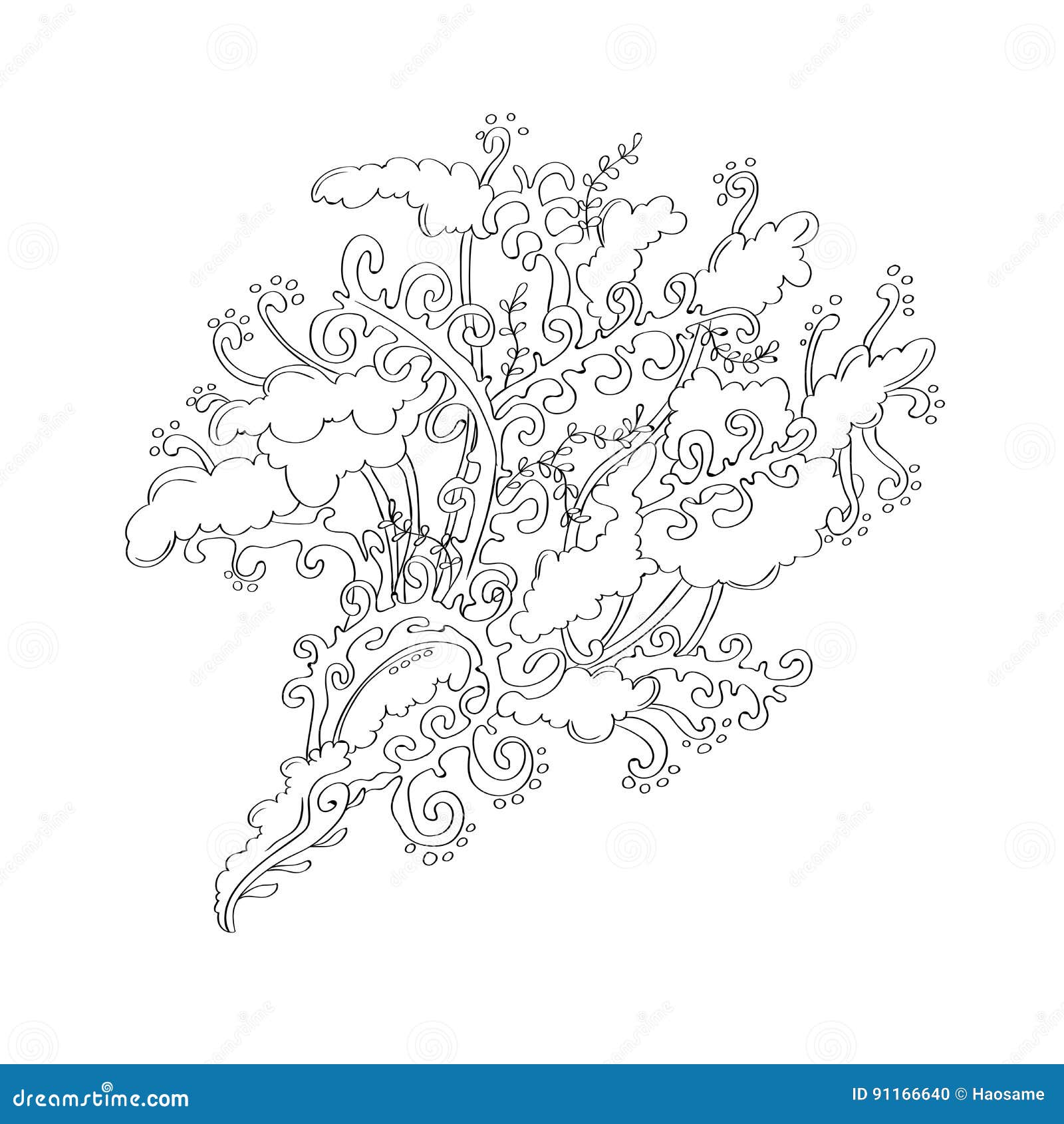 Hand Draw Illustration, Coloring Book Zentangle. Stock Vector ...