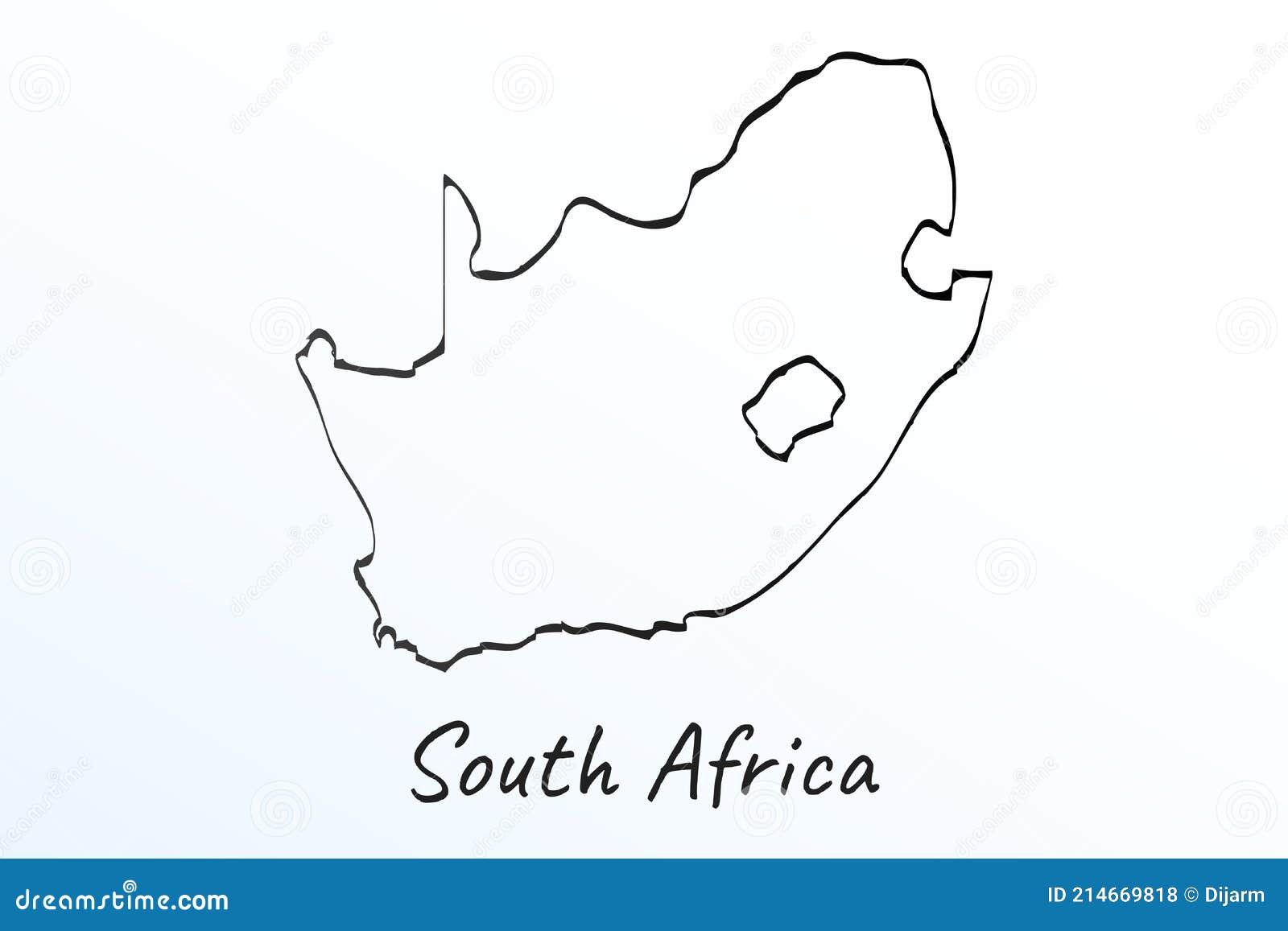 Hand Draw Map Of South Africa Black Line Drawing Sketch Outline | The ... Hand Draw Map Of South Africa Black Line Drawing Sketch Outline | The ...