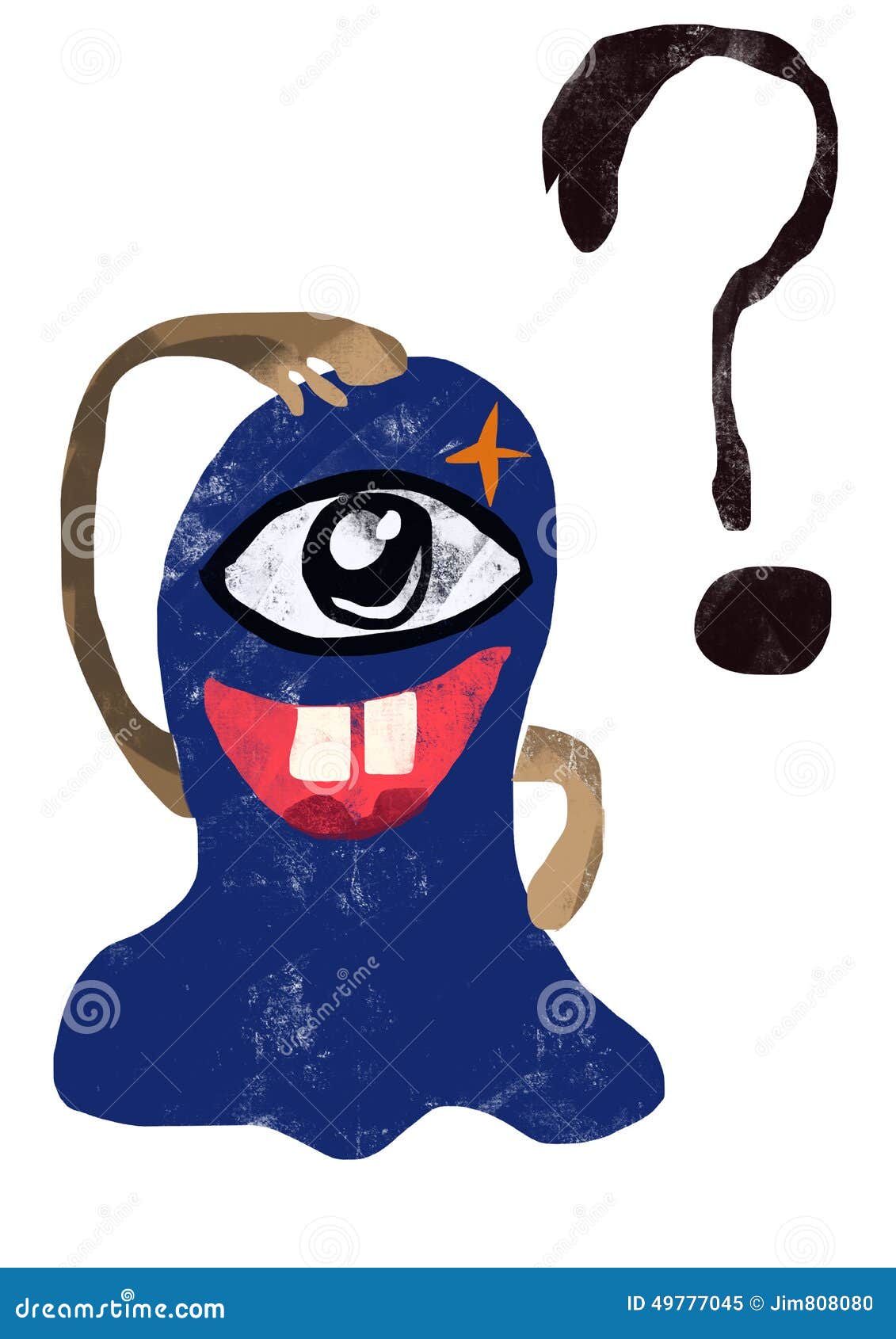 How To Draw A Monster. Step By Step Drawing Tutorial. Draw Guide ...