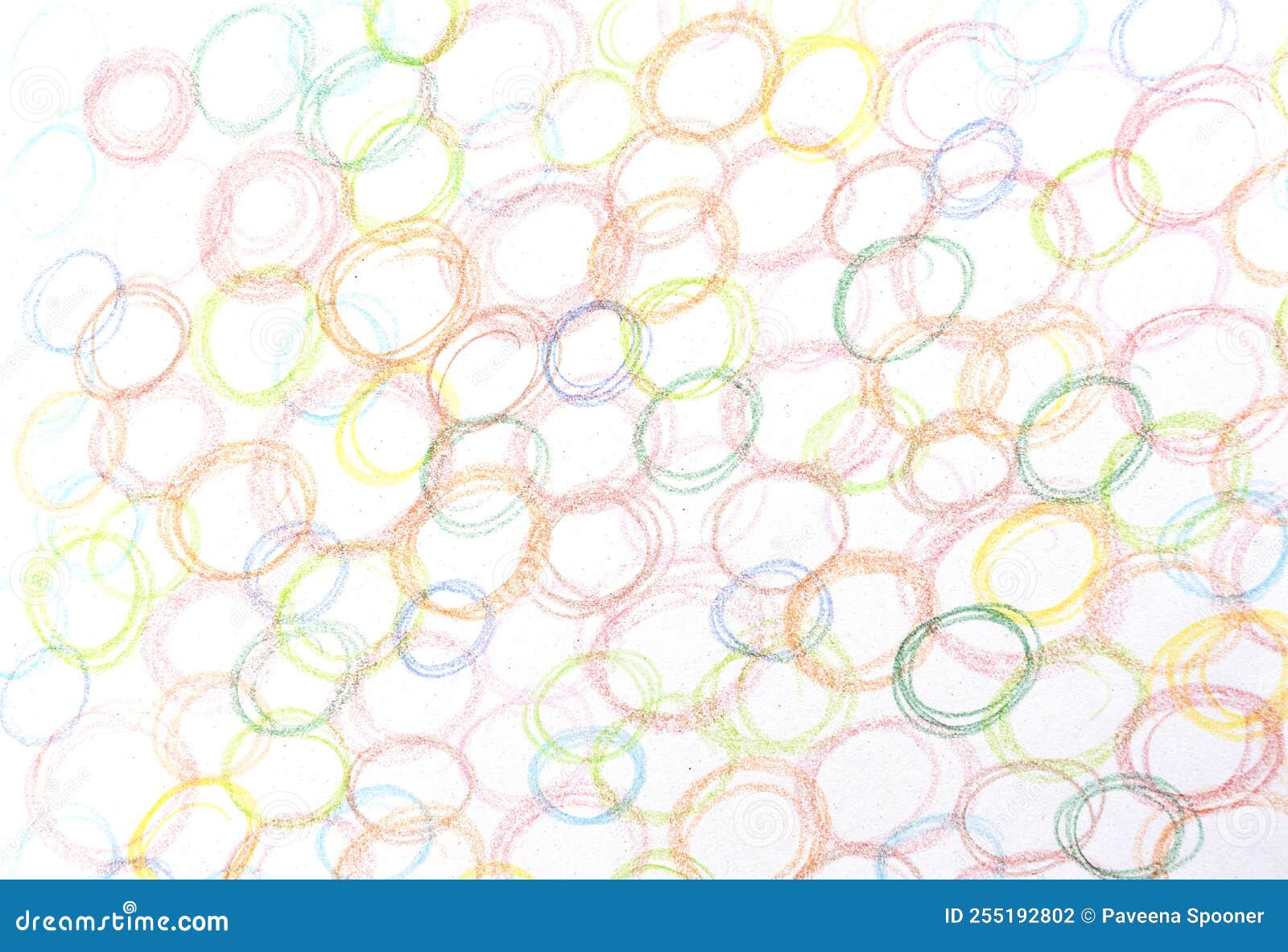 Hand-draw Pastel Background. Creative Pattern and Textures Seamless ...