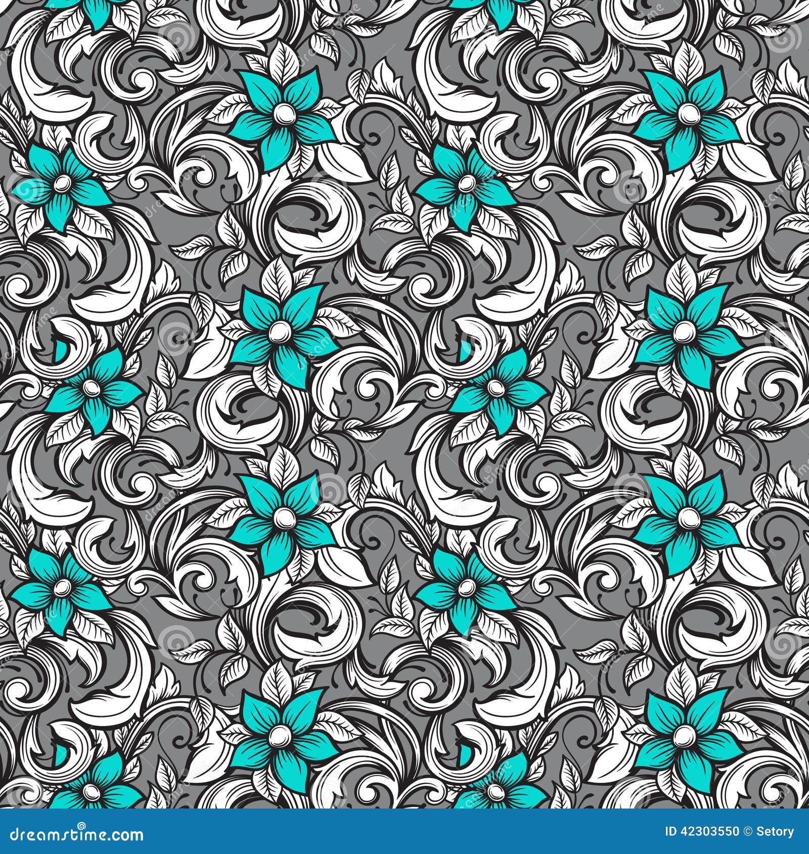 Hand draw pattern stock vector. Illustration of hand - 42303550