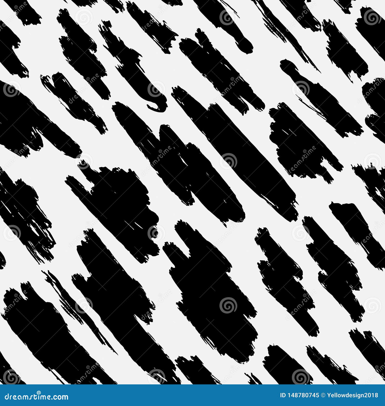 Hand Draw Scrawl Lines Seamless Pattern. Abstract Background Stock ...