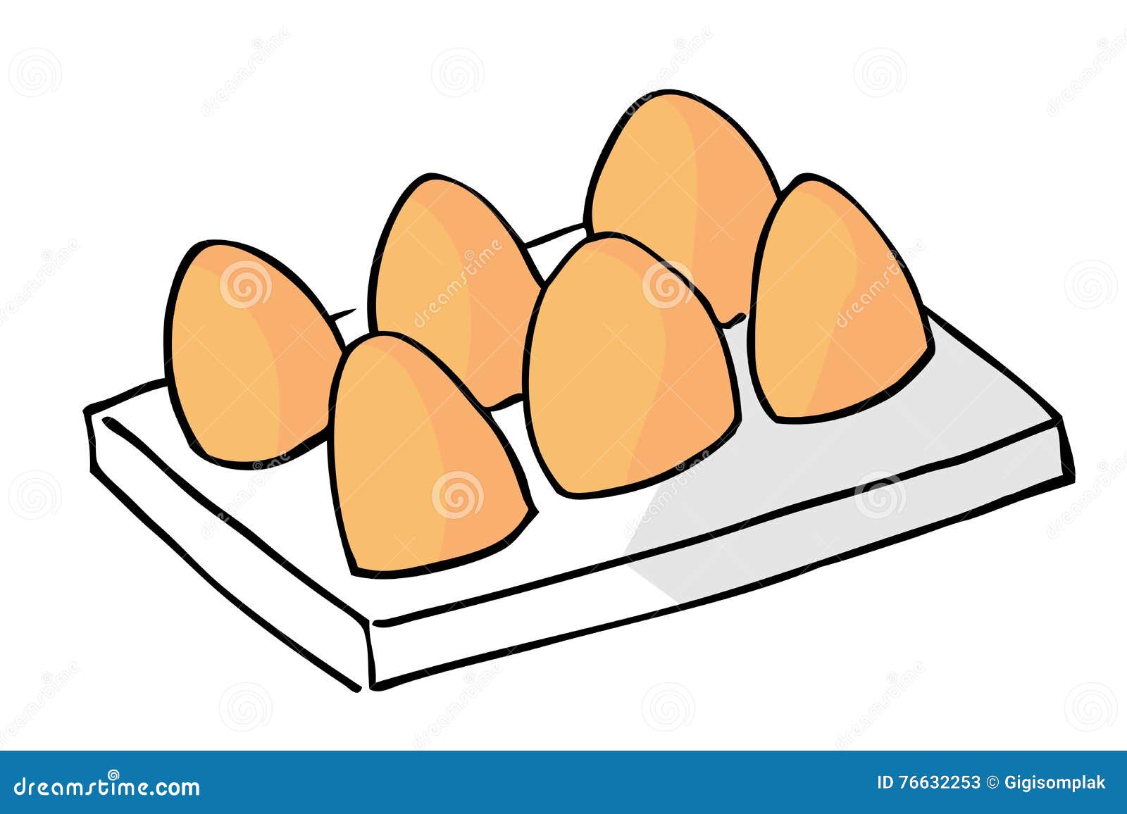 Hand Draw Sketch of Chicken Eggs Stock Vector - Illustration of draw ...