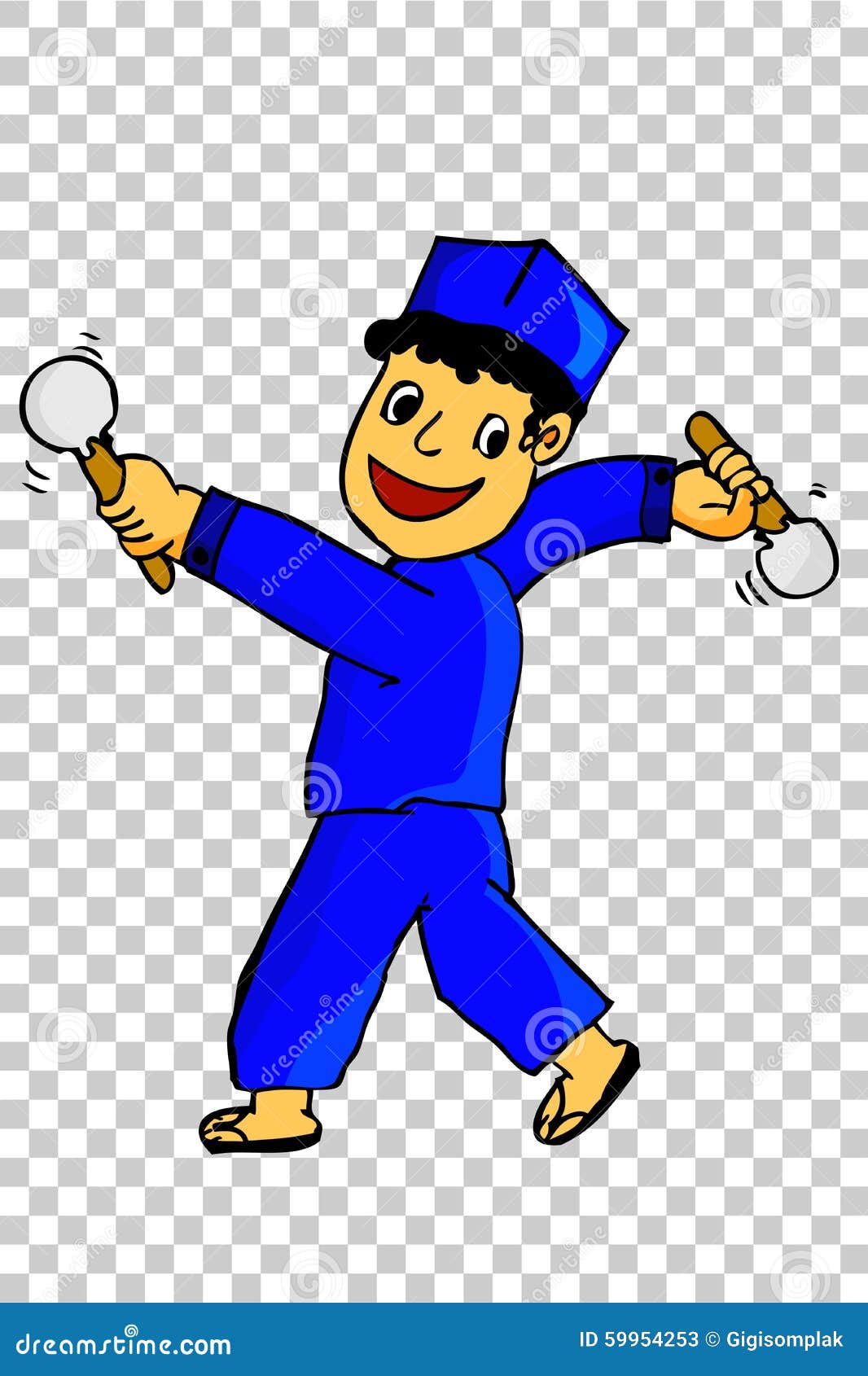 Hand Draw Sketch, Man Boy - Hit Something Stock Vector - Illustration ...