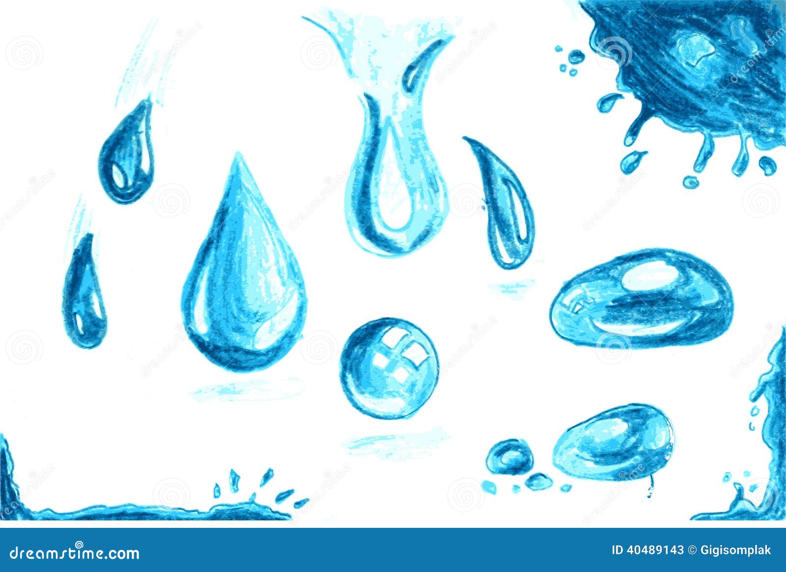 How To Draw Water Dripping
