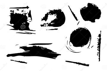 Hand Draw Sketch Splat, Splash, Spill Paint, Isolated on White Stock ...