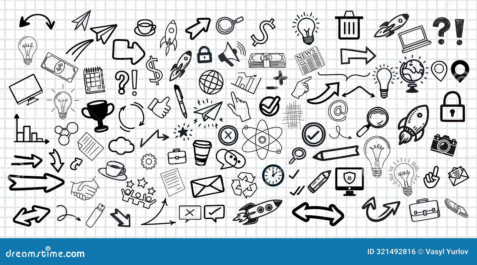 Doodle Flowchart With 4 Elements Cartoon Vector | CartoonDealer.com ... Doodle Flowchart With 4 Elements Cartoon Vector | CartoonDealer.com ...